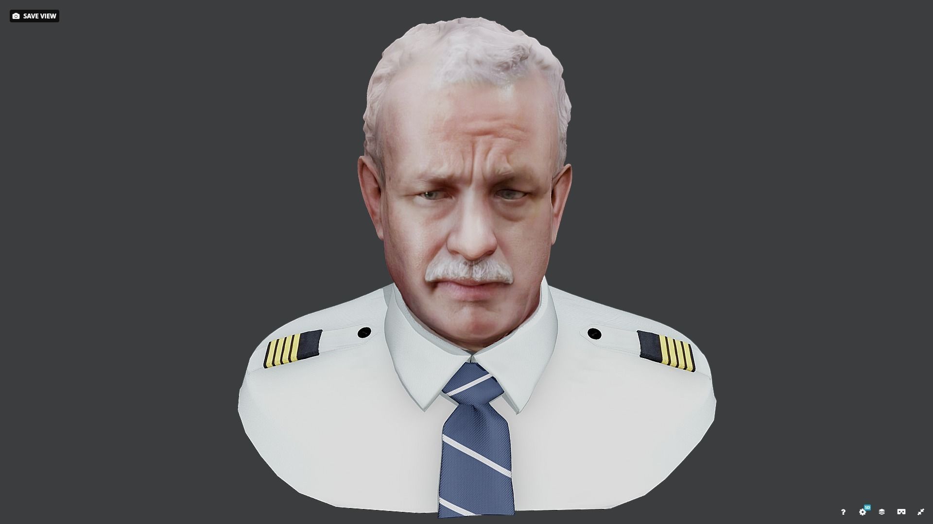 Tom Hanks Head 3D model | CGTrader