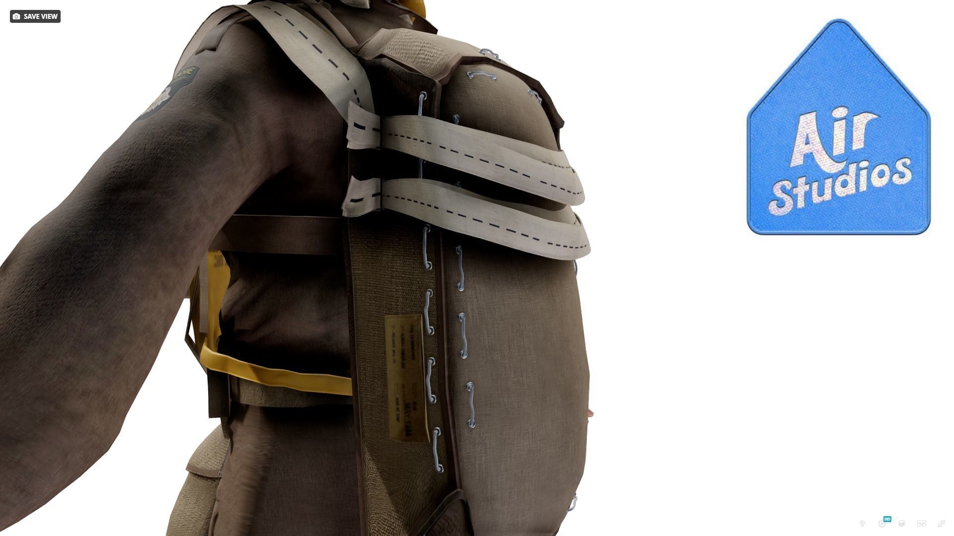 3D model World War 2 US Paratrooper Uniform VR / AR / low-poly | CGTrader