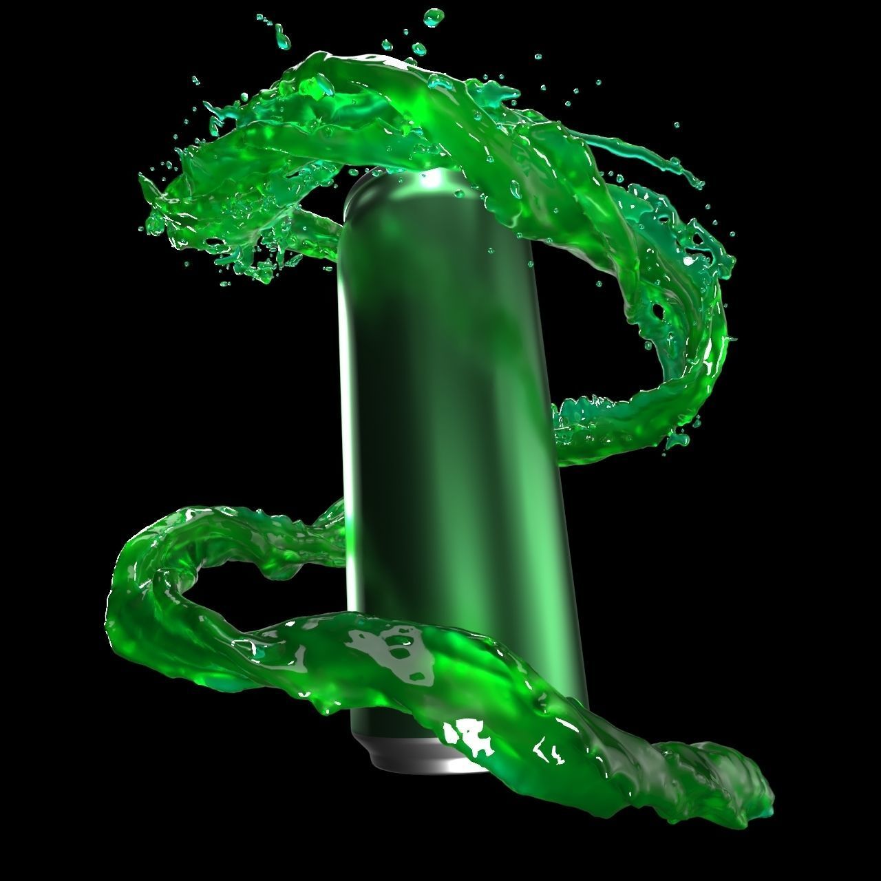 Animated water-liquid splash simulation - NO PLUGIN 3D model animated ...