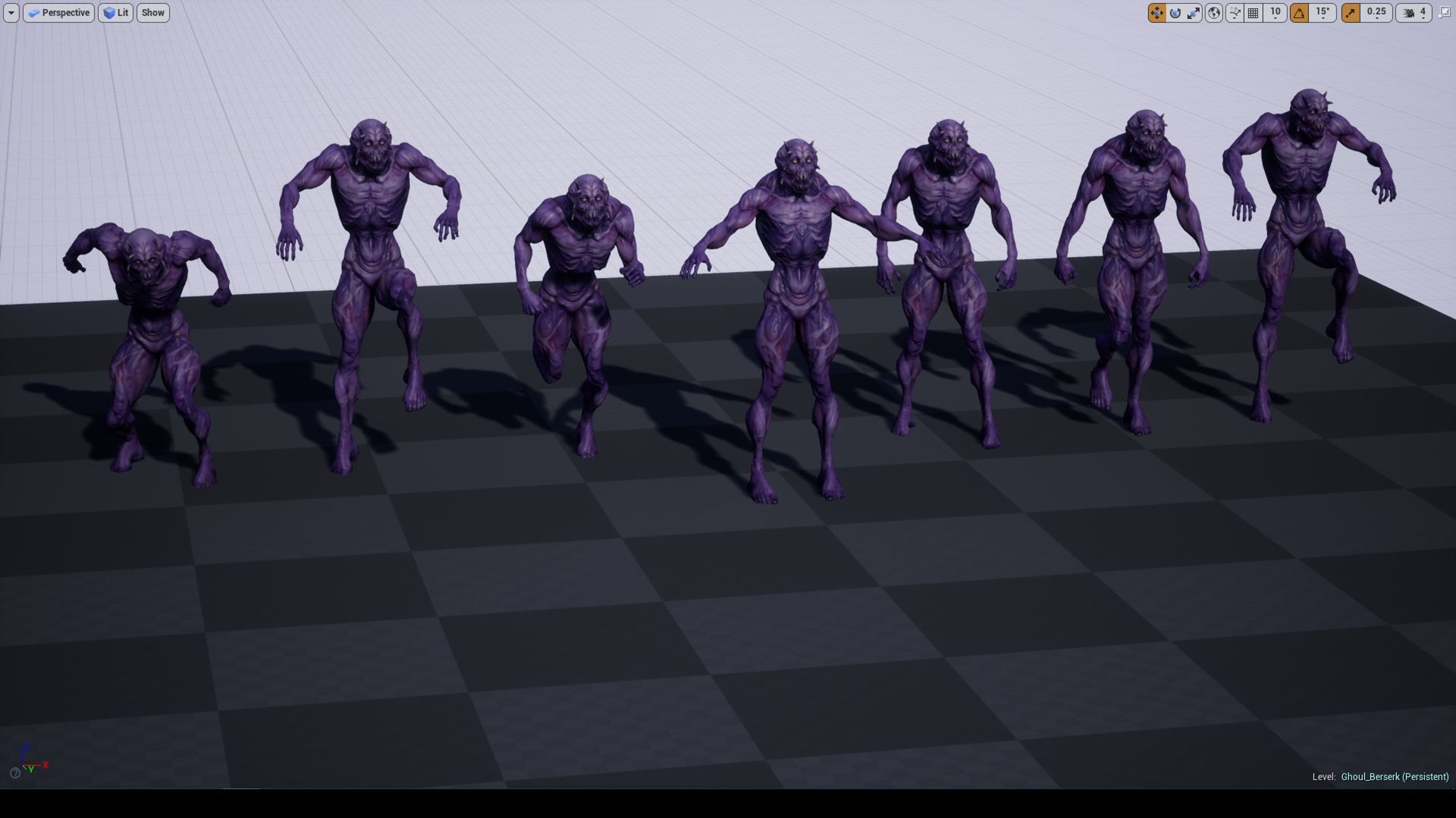 3D model Ghoul Berserk VR / AR / low-poly rigged | CGTrader
