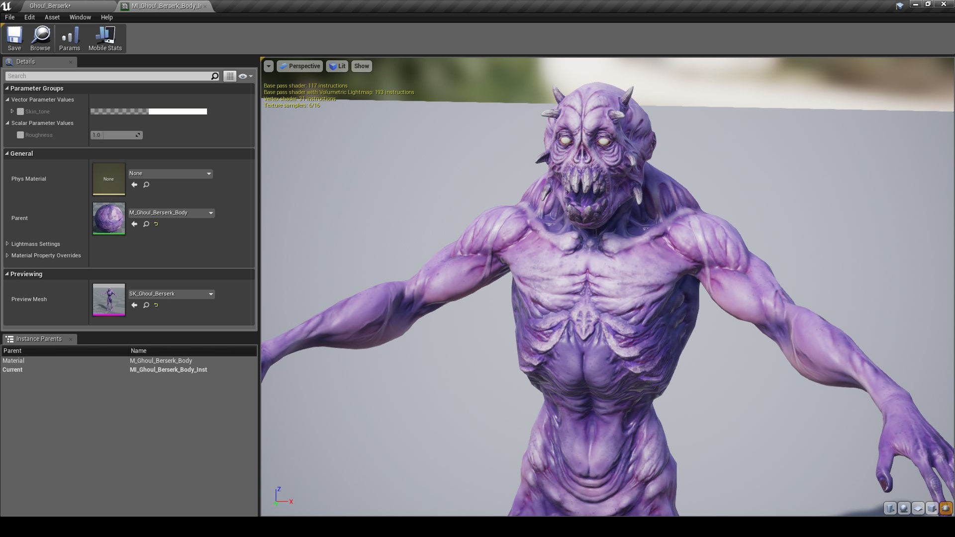 3D model Ghoul Berserk VR / AR / low-poly rigged | CGTrader