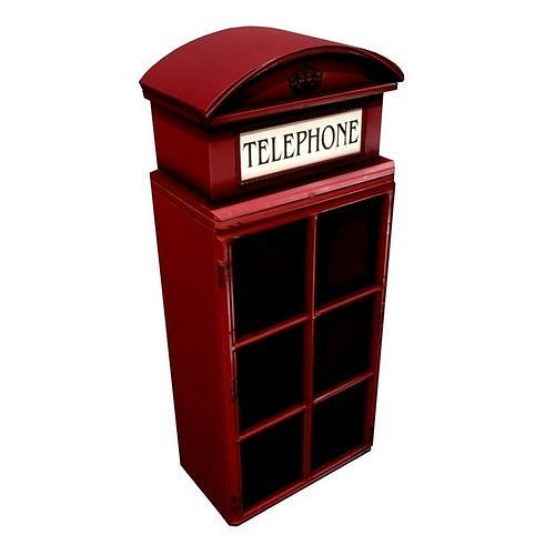3D model English Phone Booth - Key Holder Box VR / AR / low-poly | CGTrader