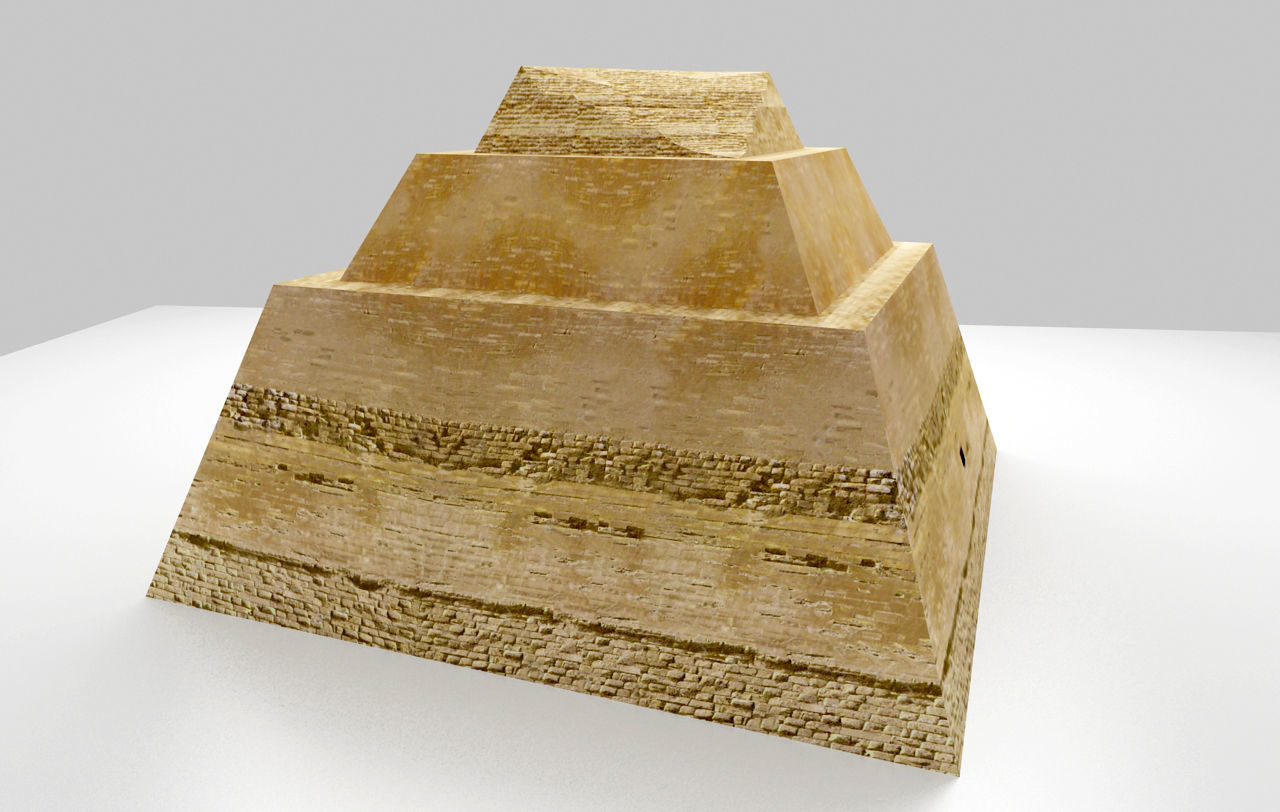 3D model Meidum Pyramid - The Ancient Egypt VR / AR / low-poly | CGTrader