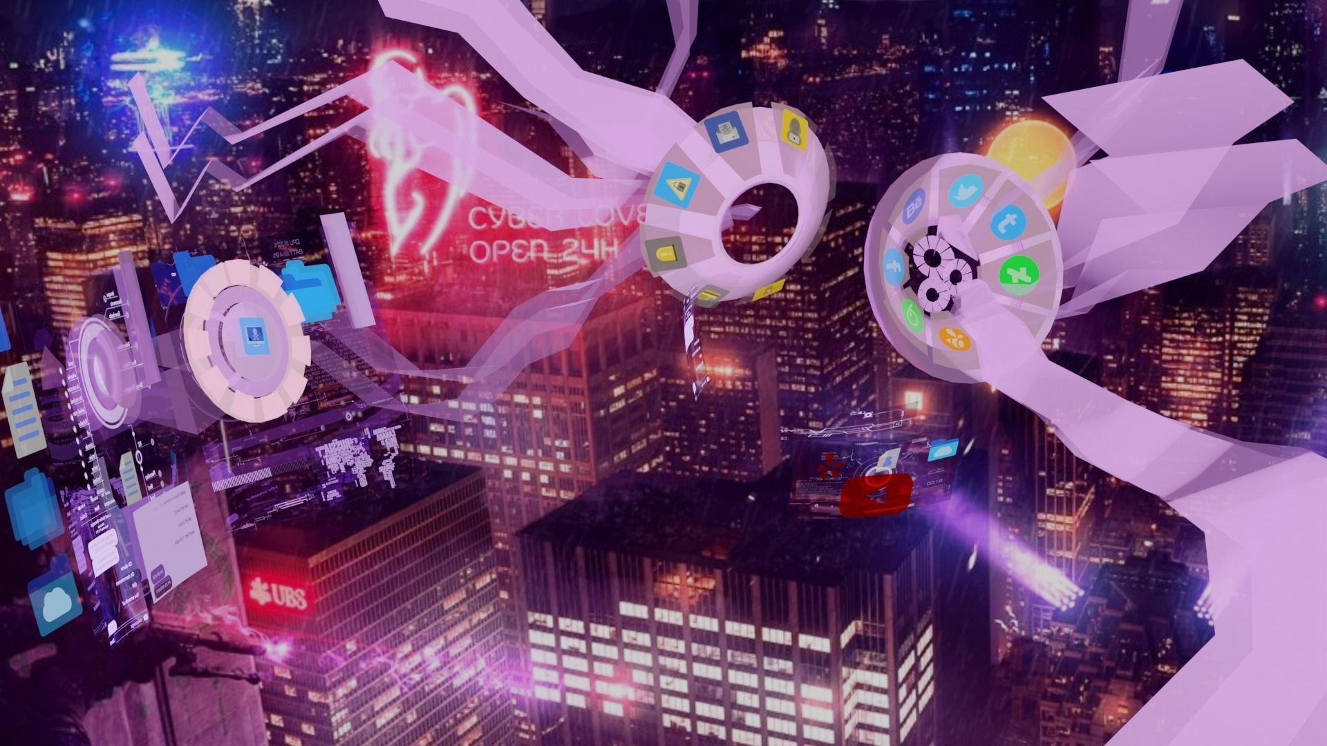 Hologram and Icon pack free 3D model | CGTrader