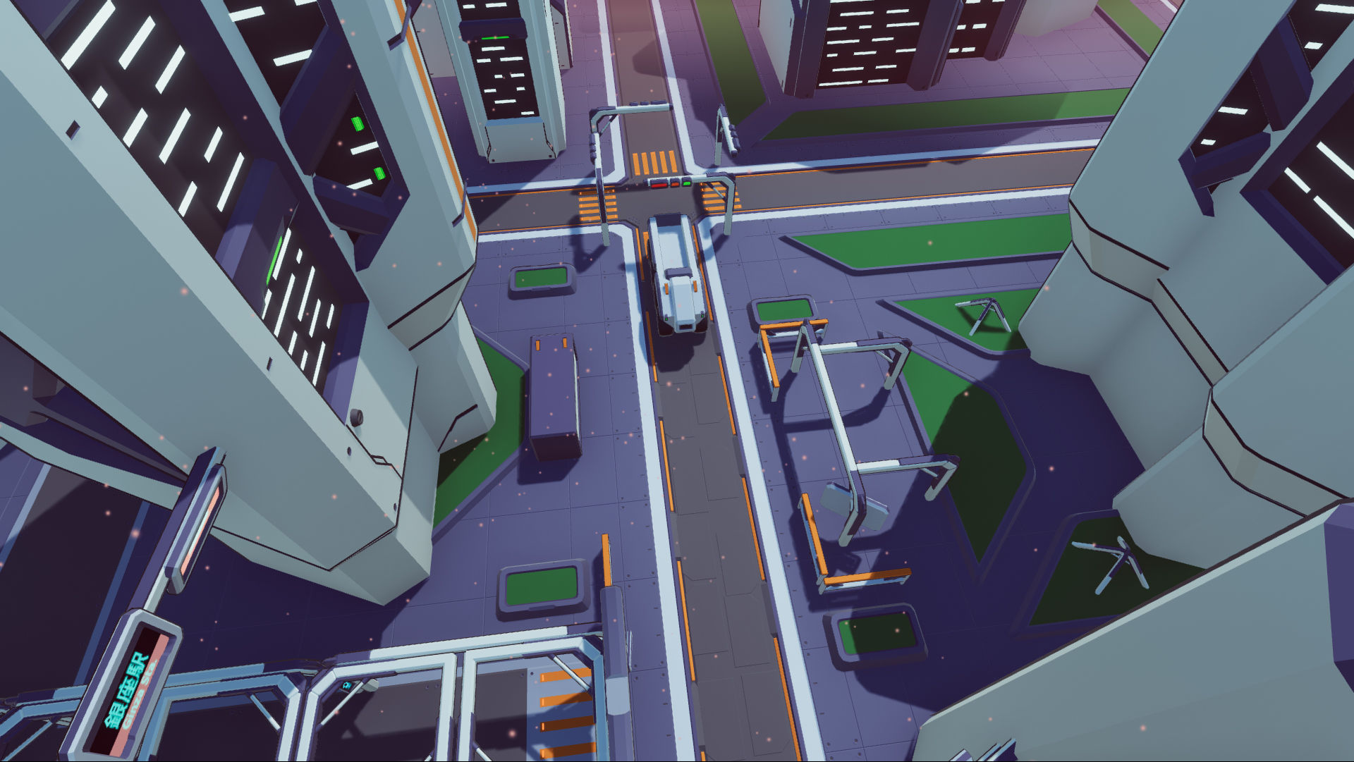 3D model Future Mecha City VR / AR / low-poly | CGTrader
