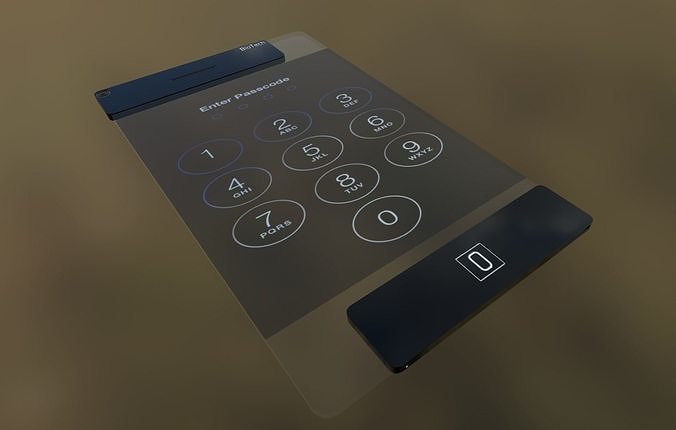 3D model Sci-fi Clear Phone VR / AR / low-poly | CGTrader