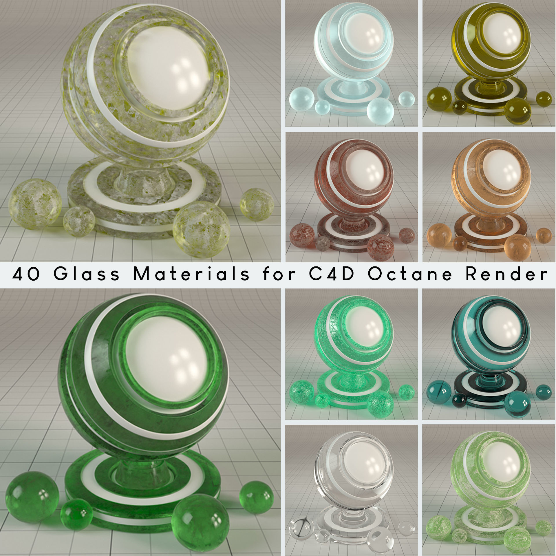 40 tileable Glass Materials for Cinema4d Octane Render Texture | CGTrader