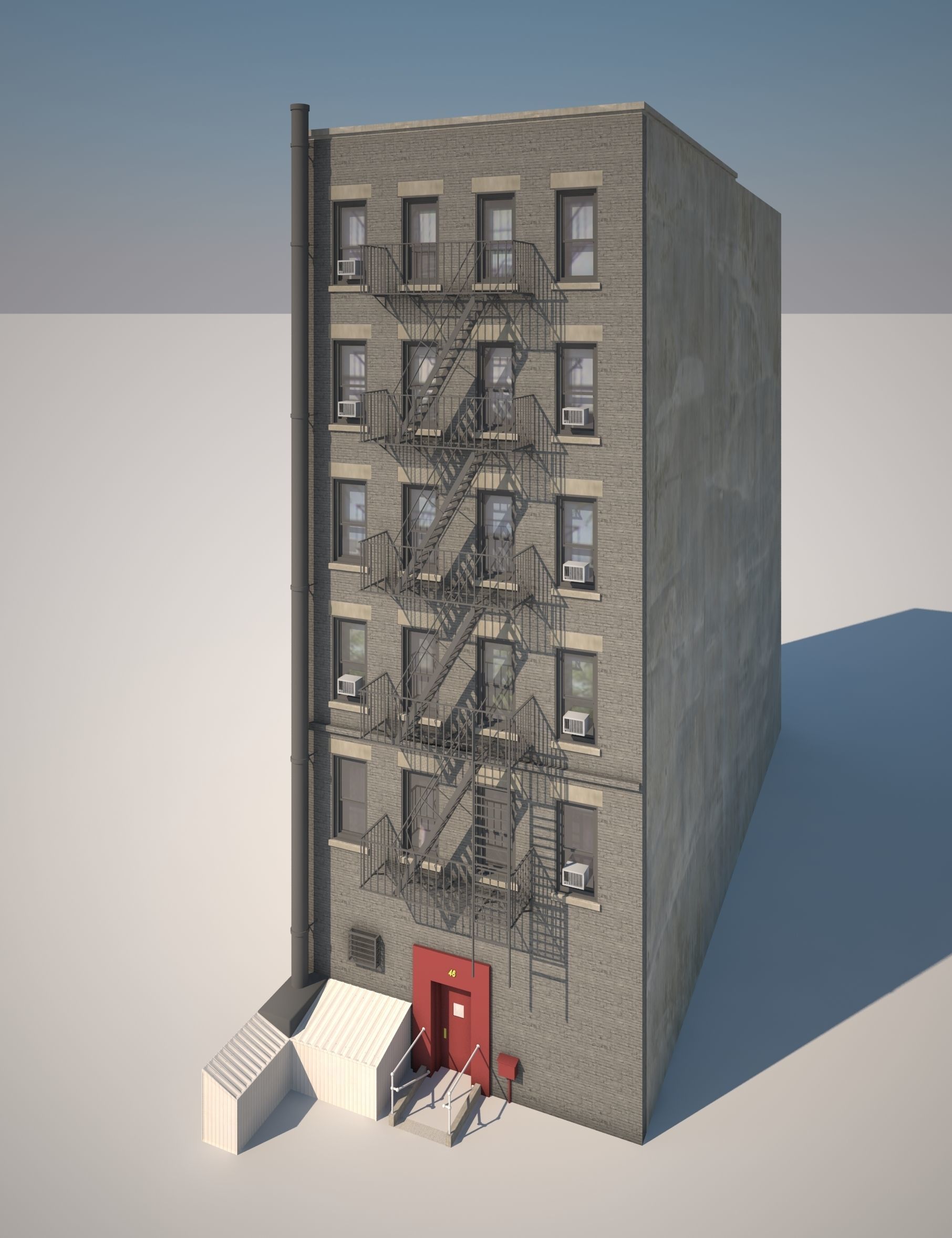 Context Building Nr4 Building Allen st New York 3D model | CGTrader