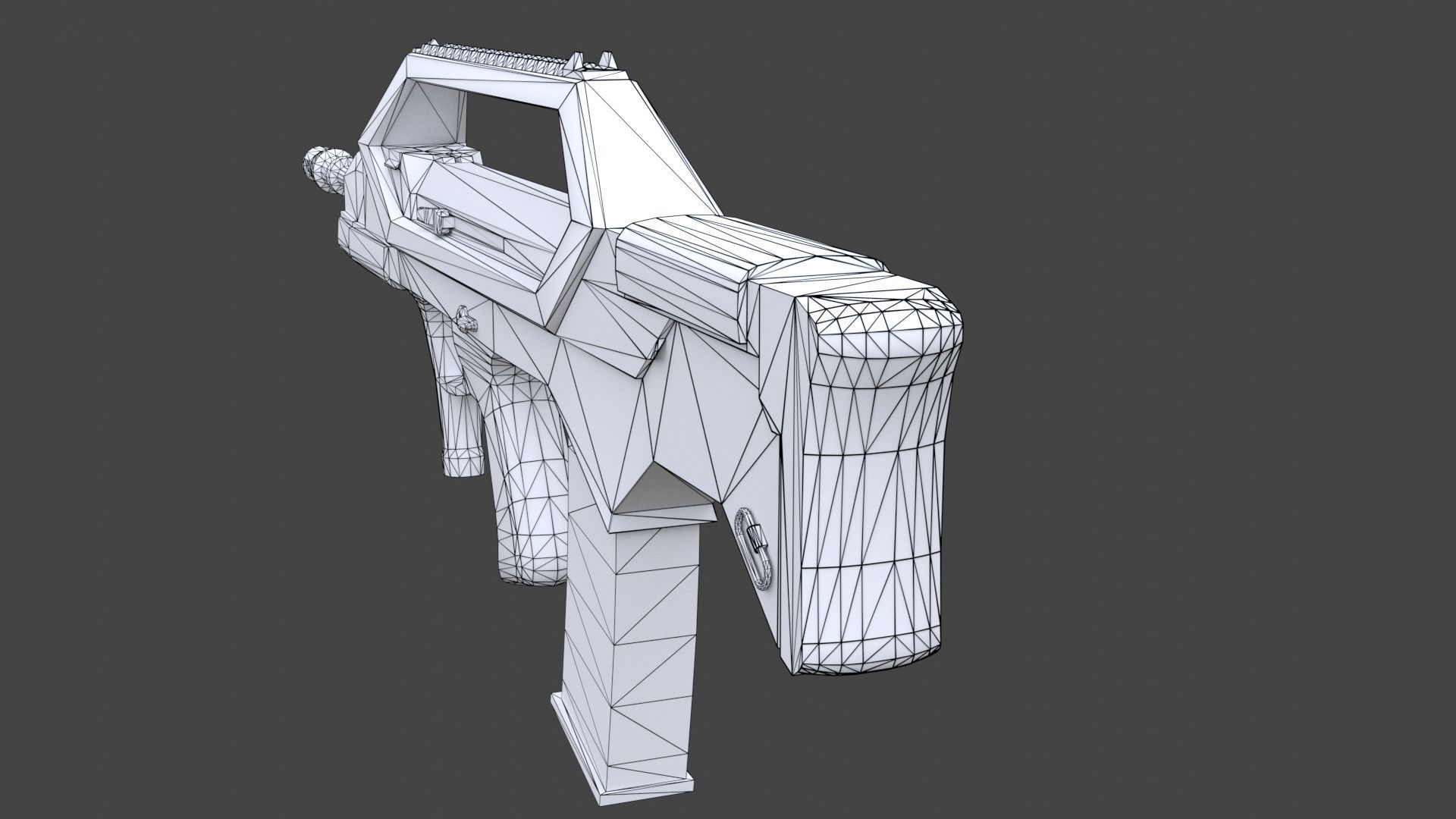 3D model Low Poly Assault Rifle VR / AR / low-poly | CGTrader