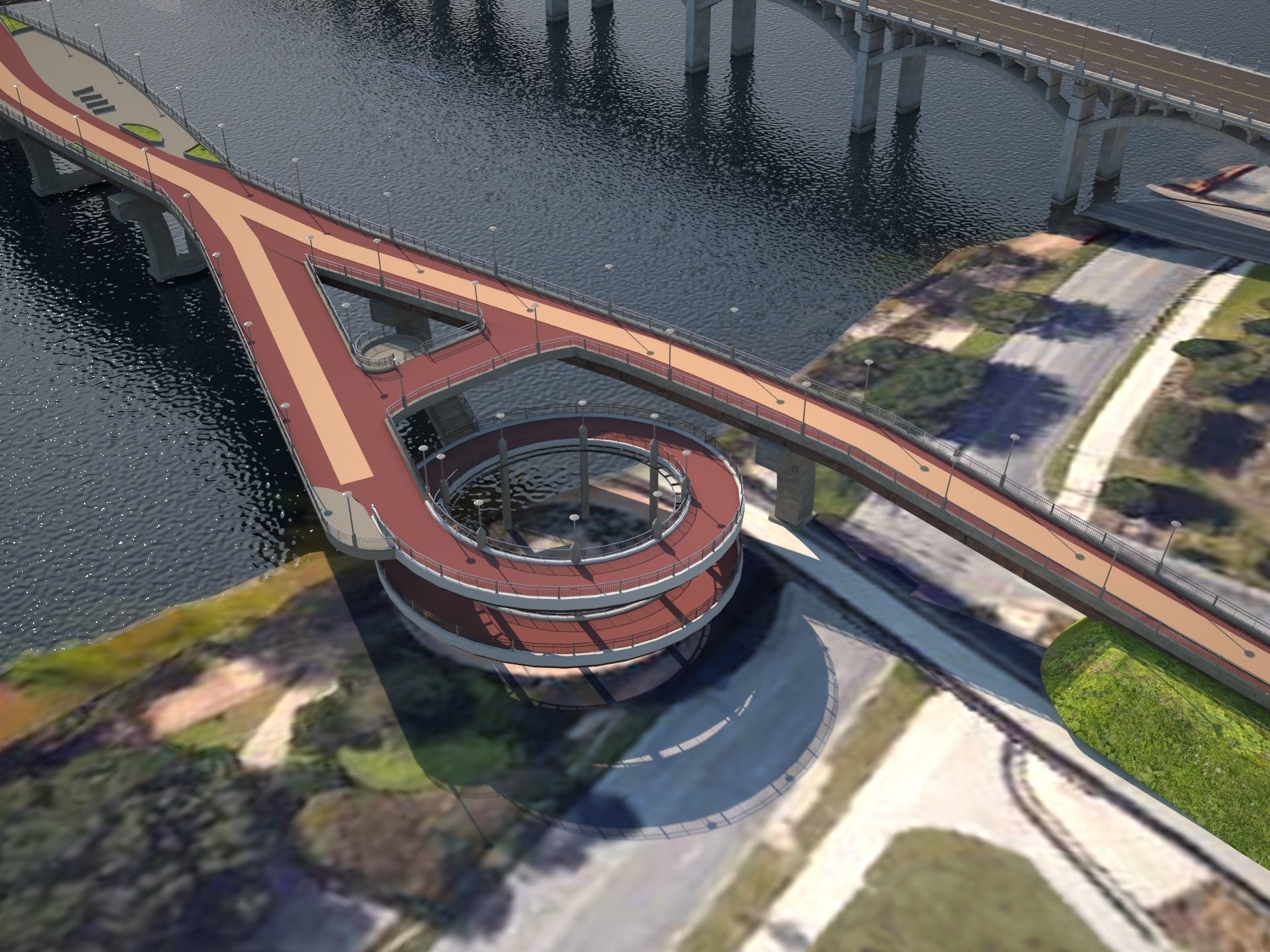 Context Bridges Austin Texas 3D model | CGTrader
