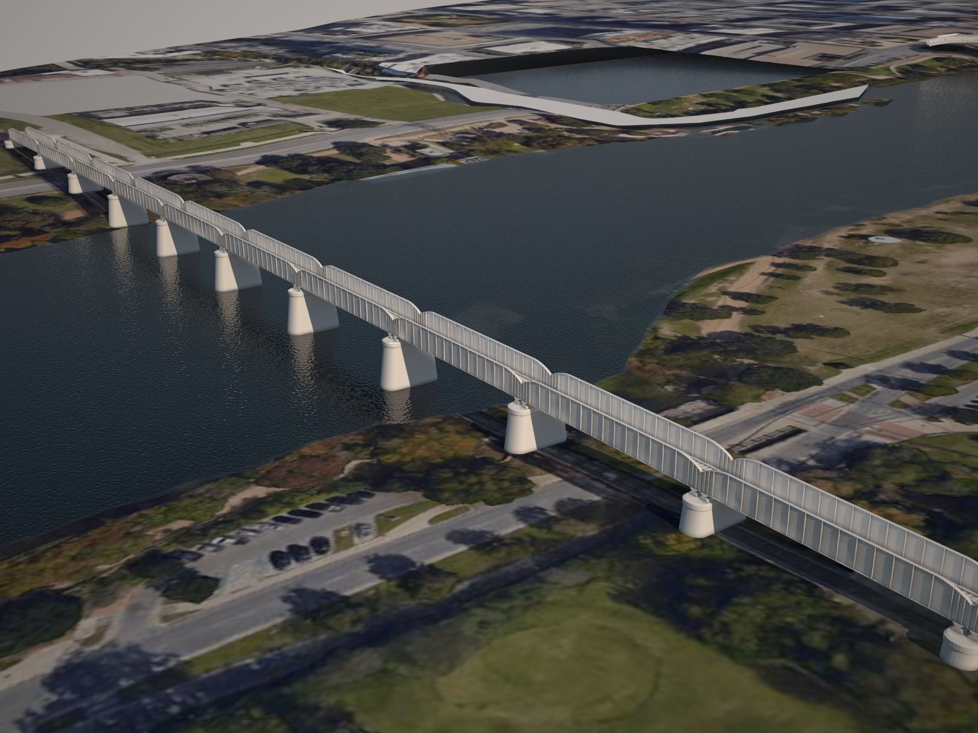 Context Bridges Austin Texas 3D model | CGTrader