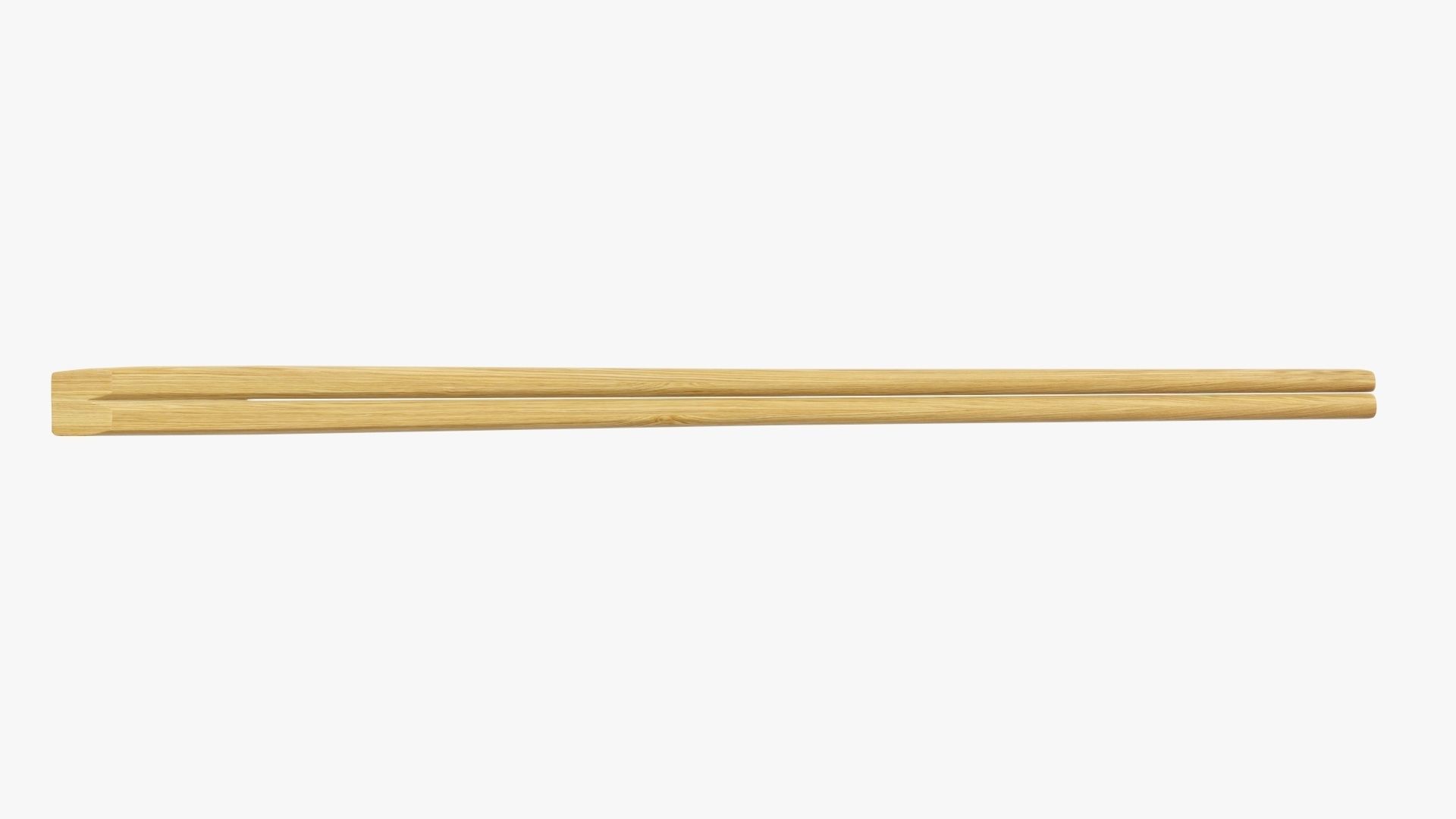 Chopsticks wood in paper cover 3D model | CGTrader