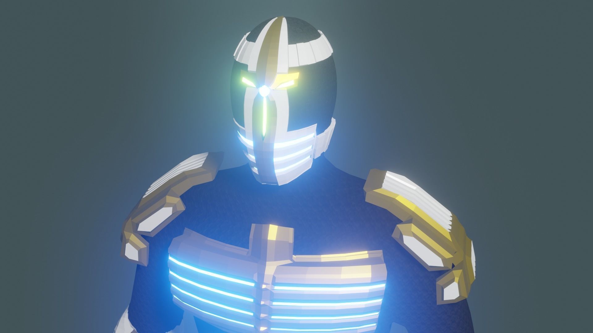 Ninja cyber 3D model | CGTrader