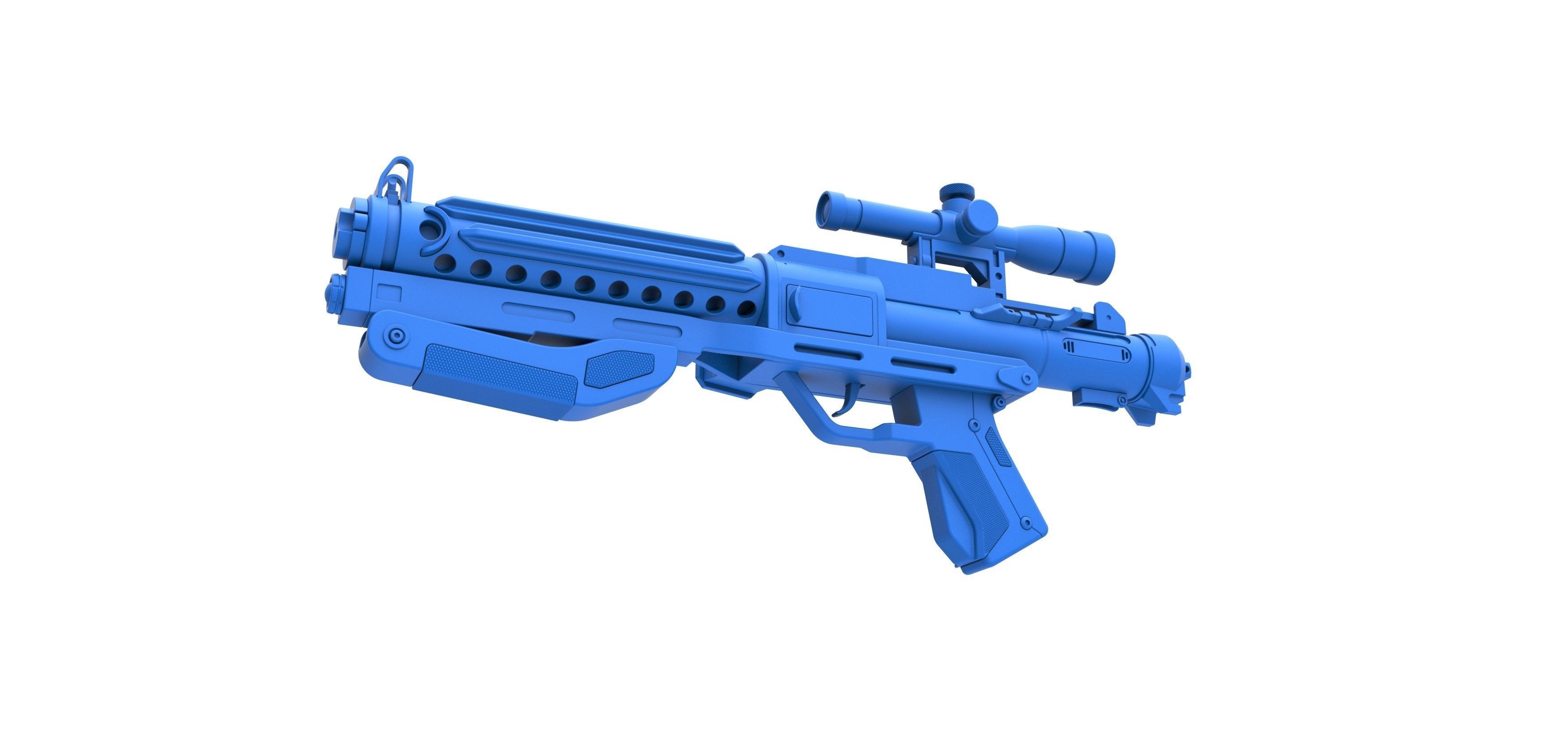 Blaster rifle F-11D from Star Wars The Force Awakens 2015 3D model ...