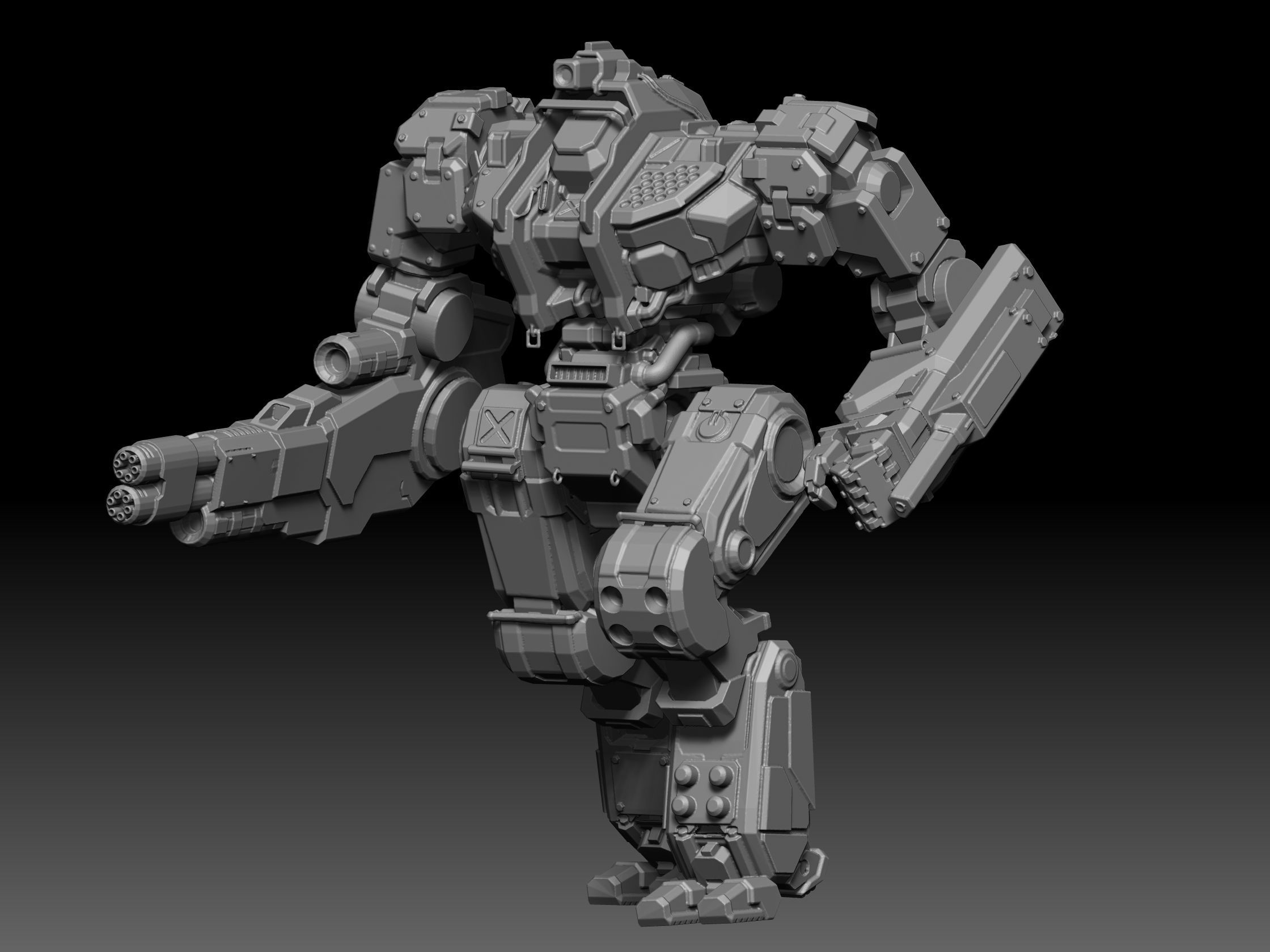 Mecha 3D model 3D printable | CGTrader