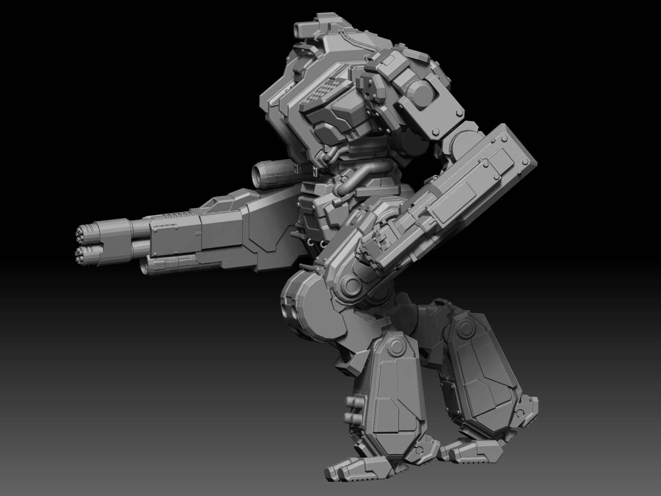 Mecha 3D model 3D printable | CGTrader