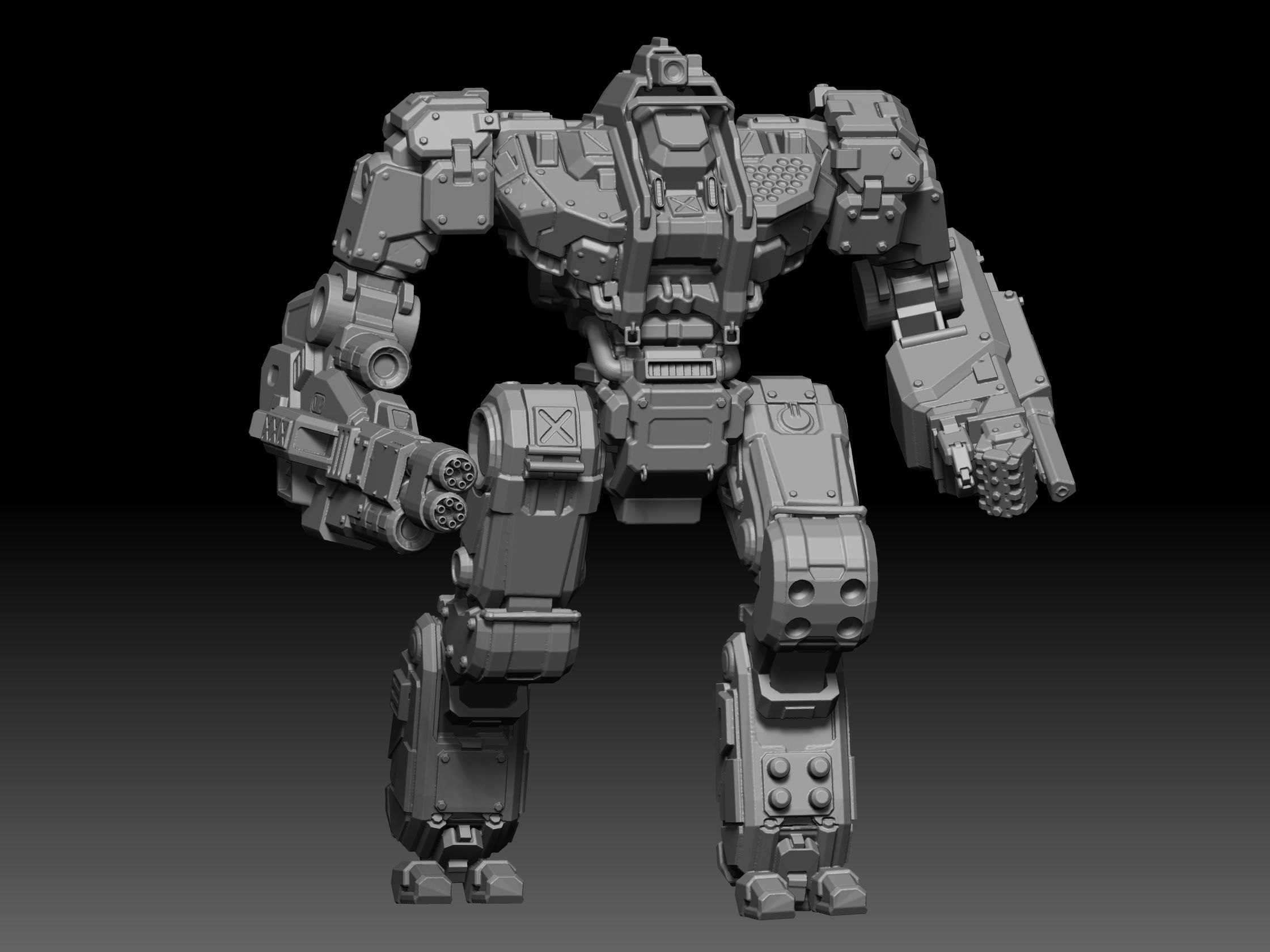 Mecha 3D model 3D printable | CGTrader