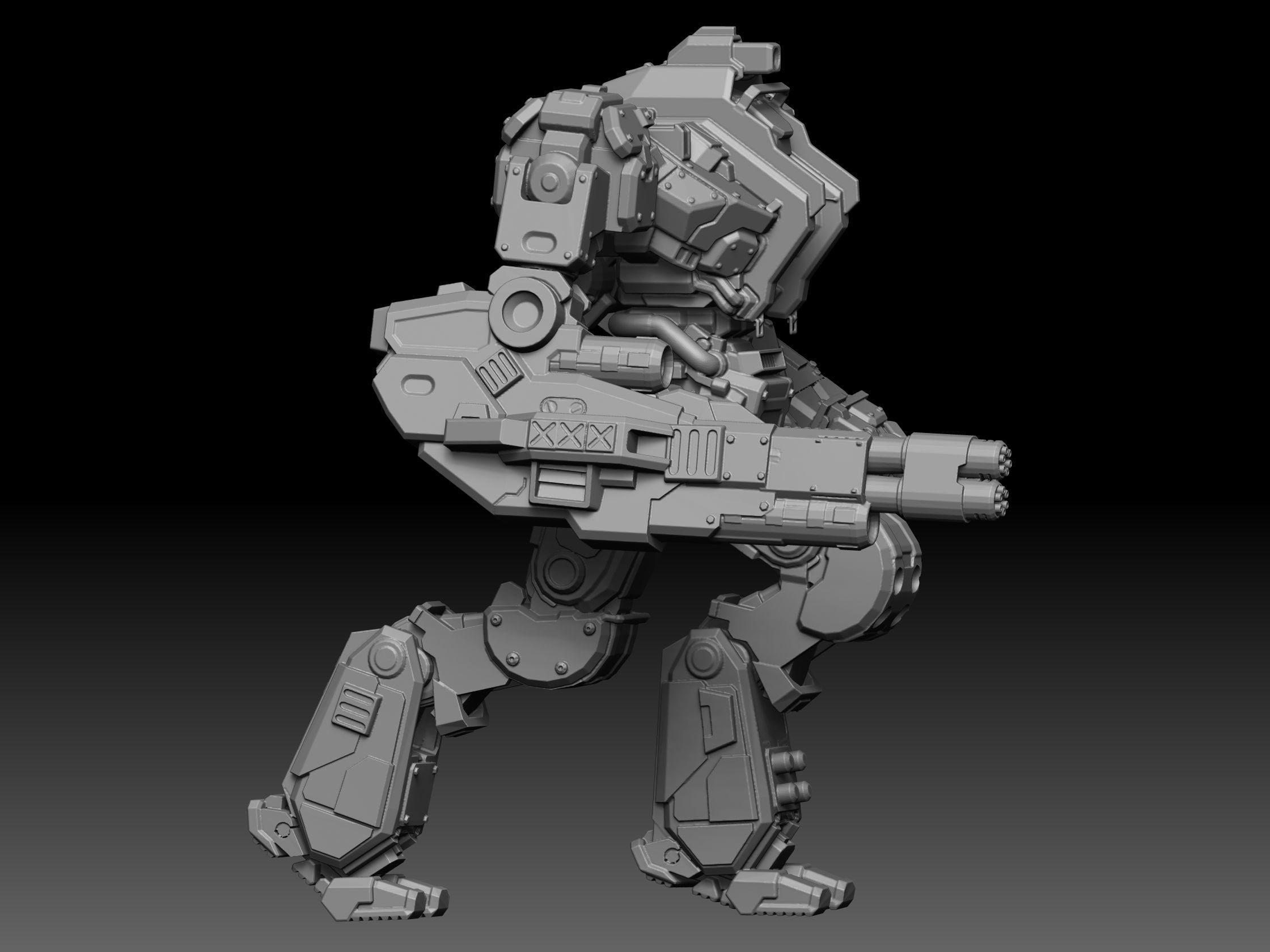 Mecha 3D model 3D printable | CGTrader