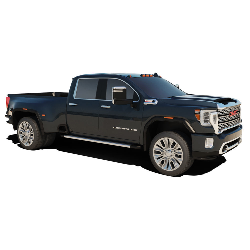 2020 Gmc Sierra Denali 2500 Hd Dual Wheels 3D model | CGTrader