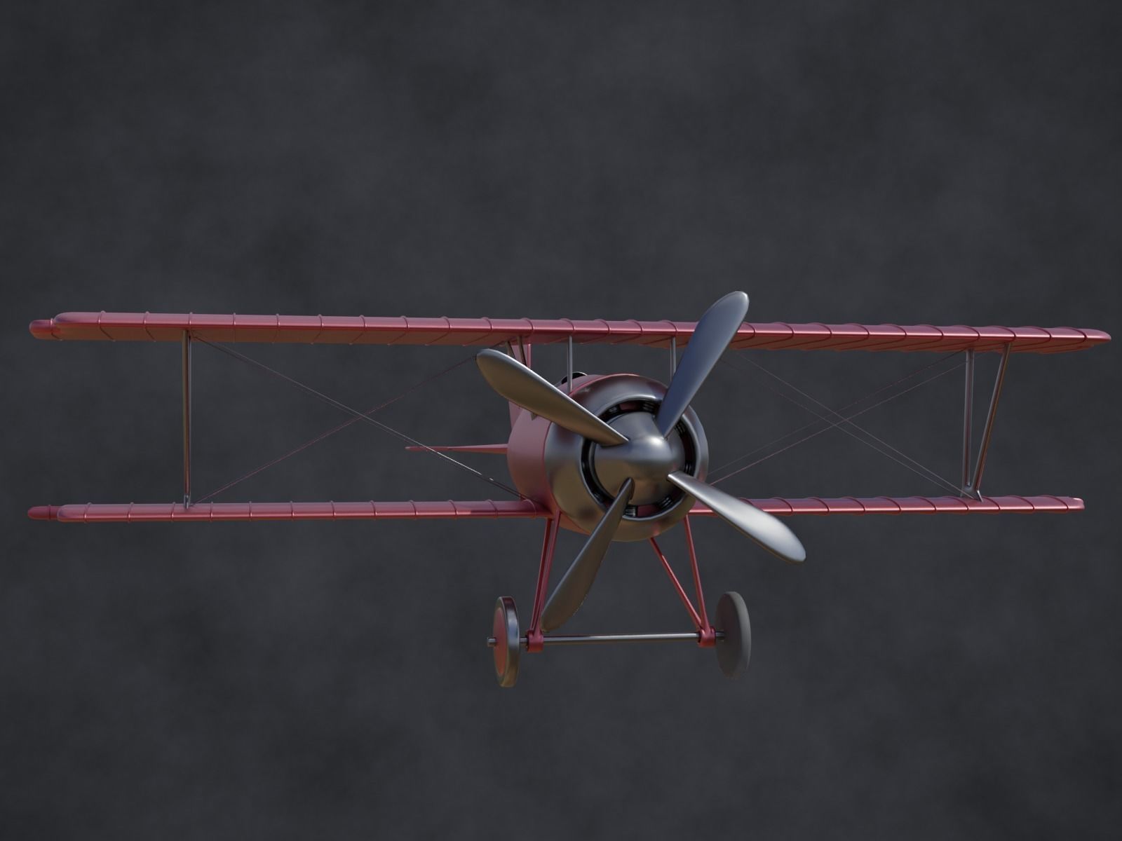 3D model ww biplane VR / AR / low-poly | CGTrader