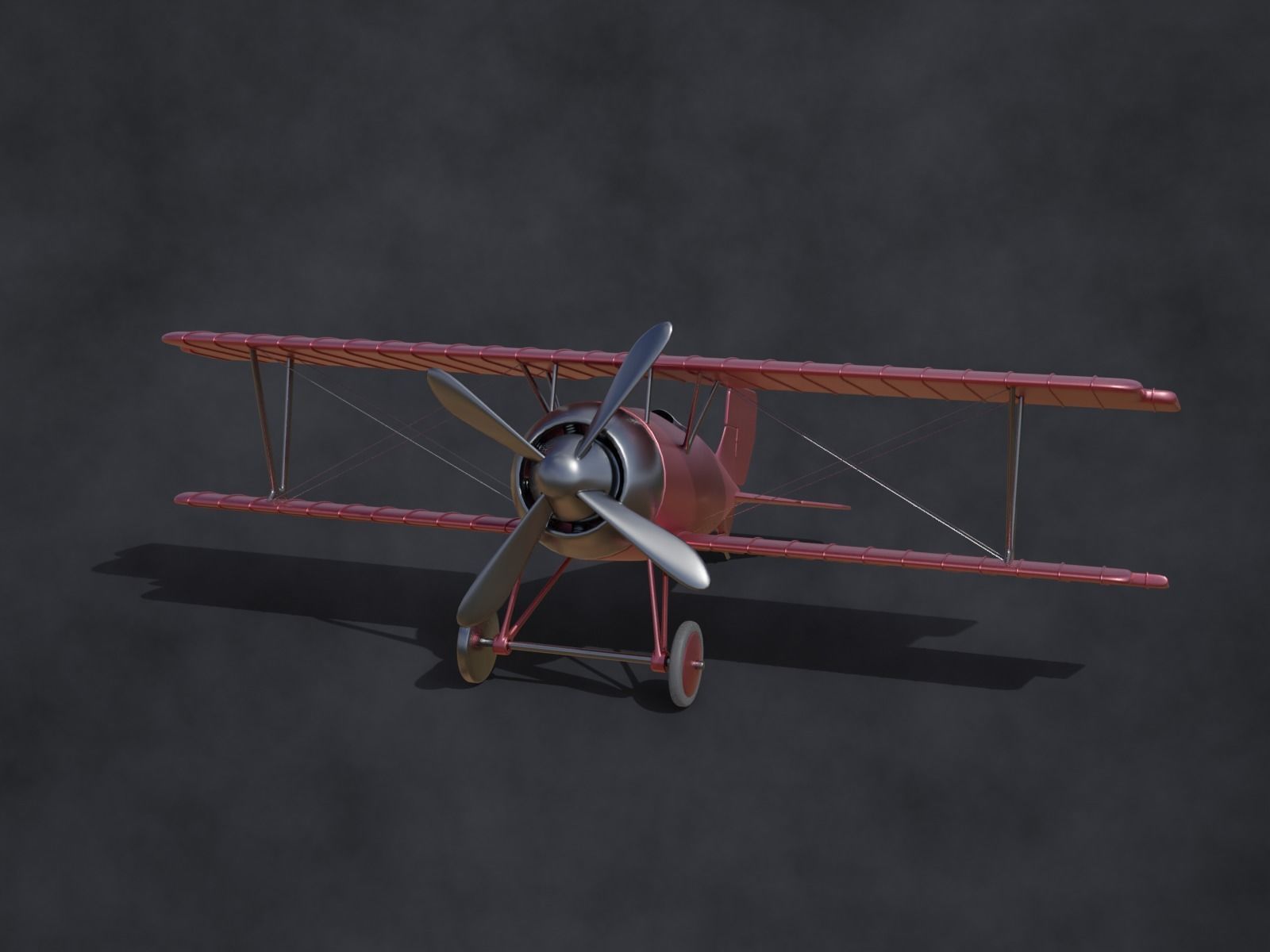 3D model ww biplane VR / AR / low-poly | CGTrader