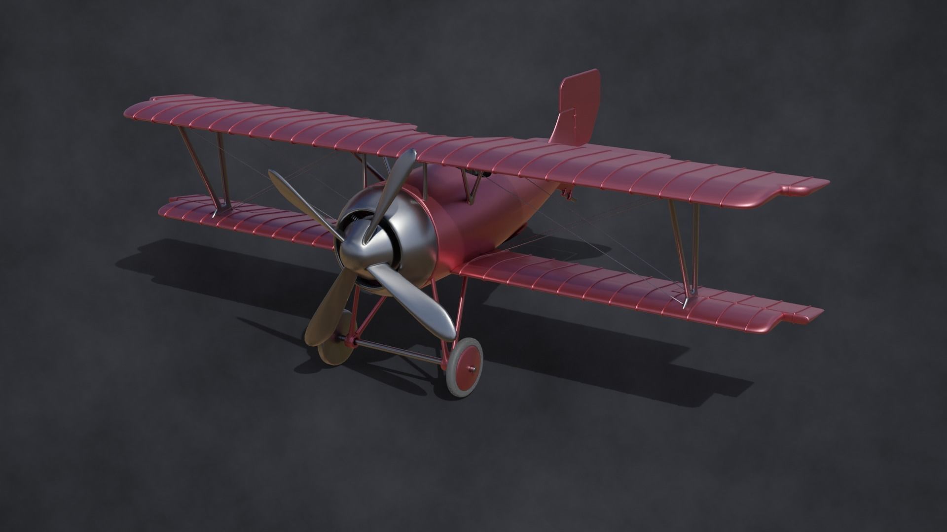 3D model ww biplane VR / AR / low-poly | CGTrader
