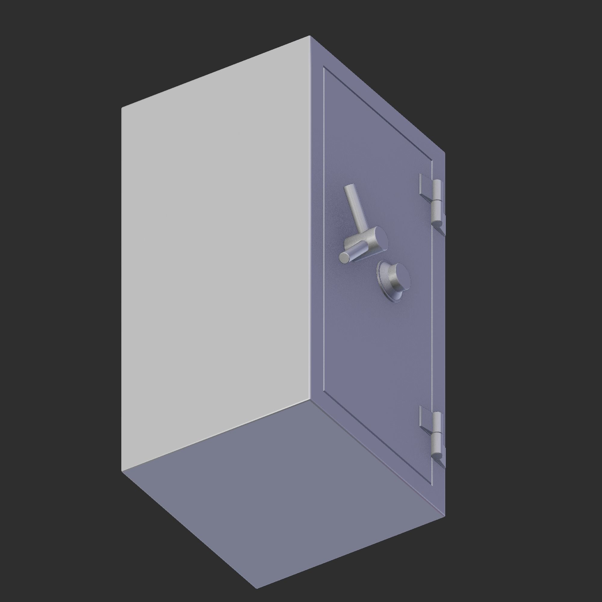 Burglar-proof safe 3D model | CGTrader