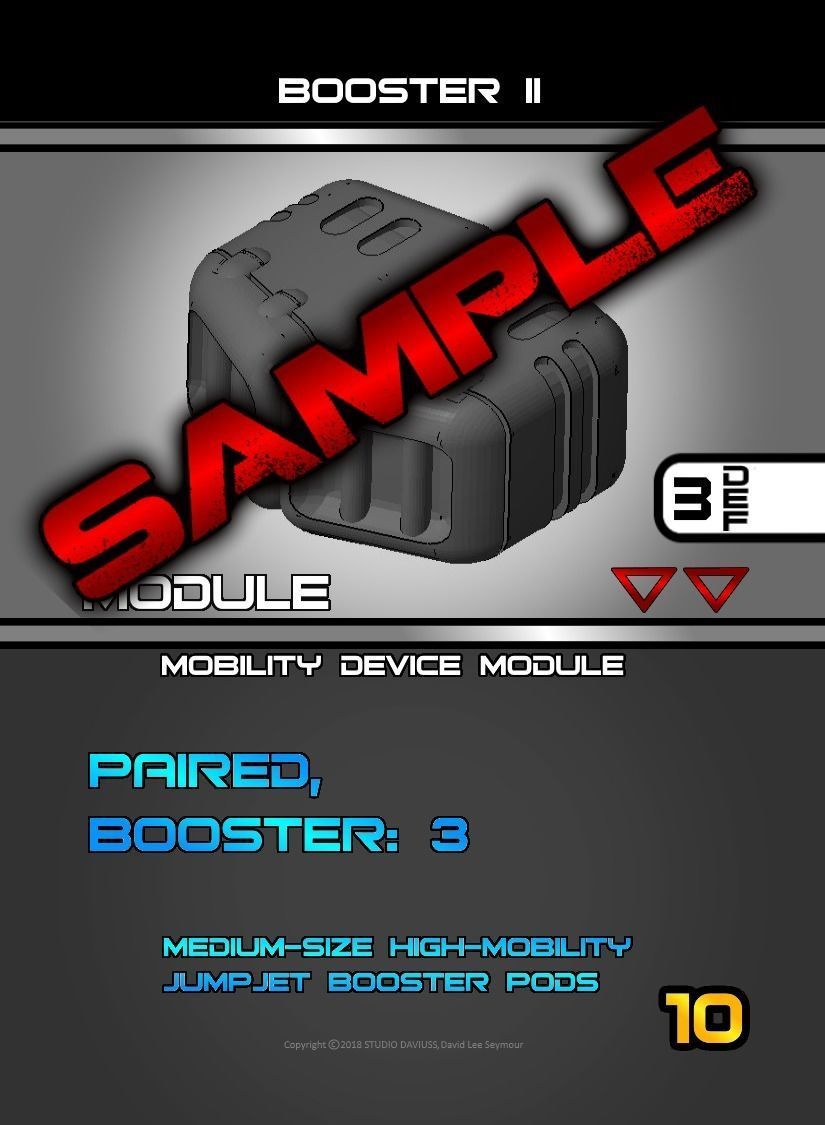 CHIBI-TECH SD - BOOSTER 2 3D model 3D printable | CGTrader