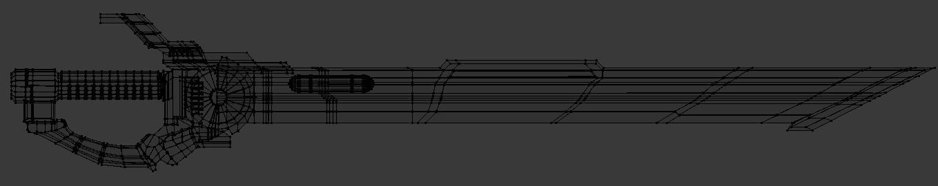 3D model SciFi Futuristic Blade VR / AR / low-poly | CGTrader