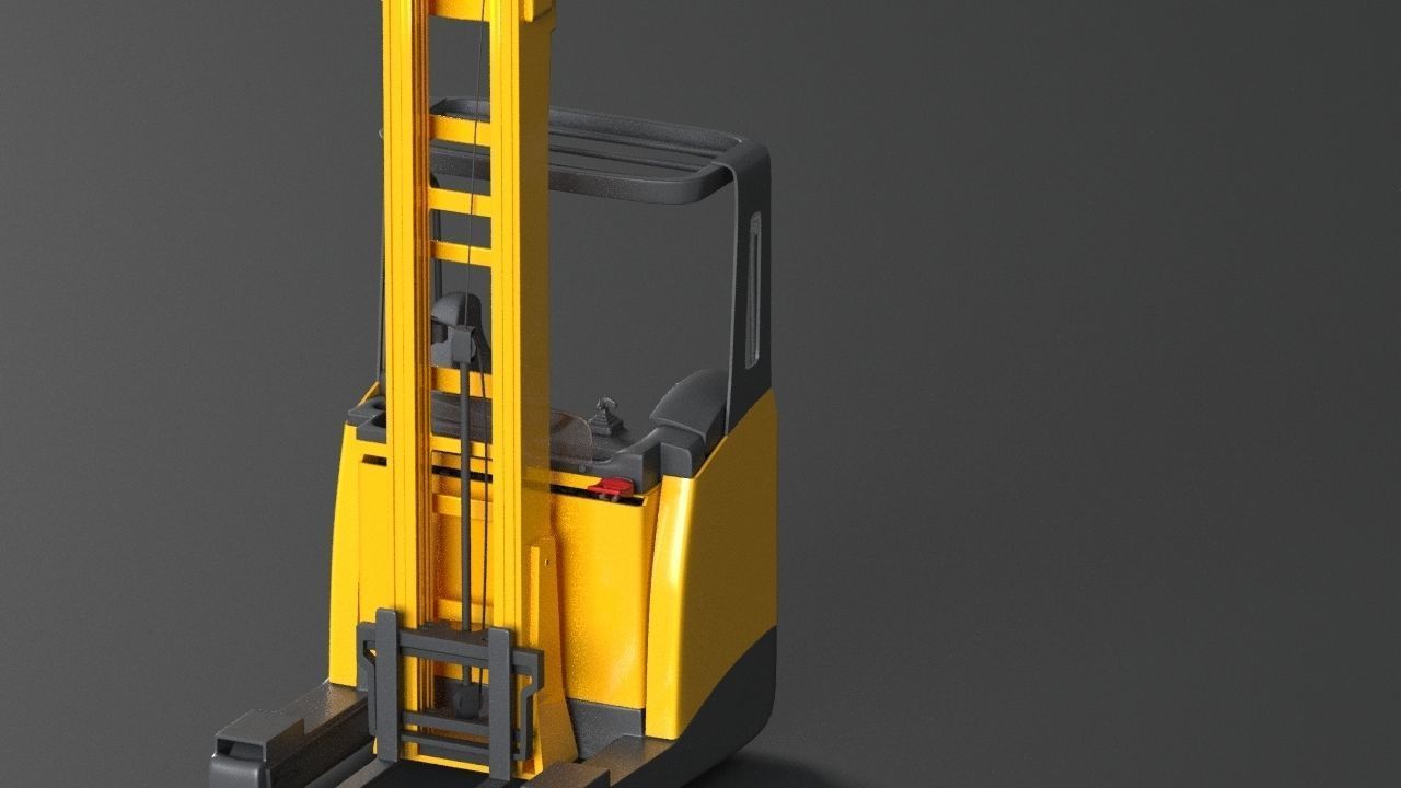 reach truck 3D model animated | CGTrader