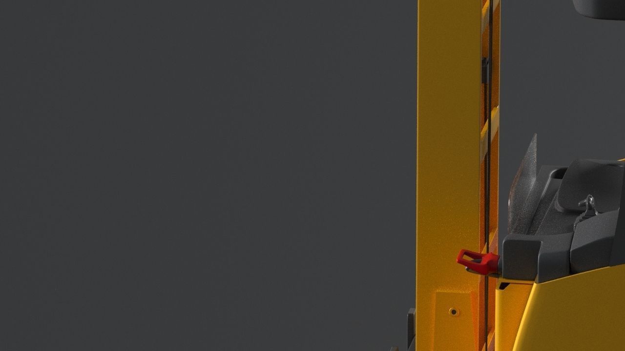 reach truck 3D model animated | CGTrader