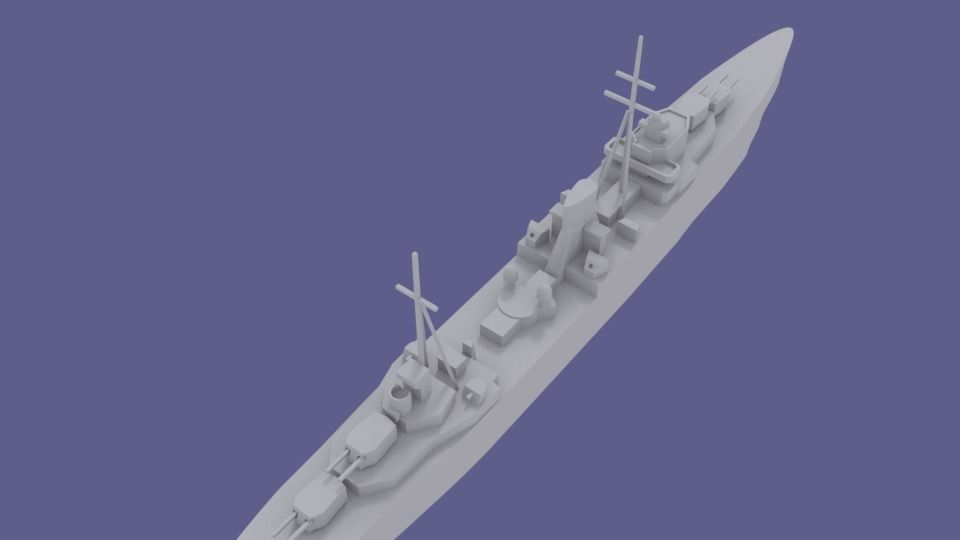 HMS Ajax 3D model 3D printable | CGTrader
