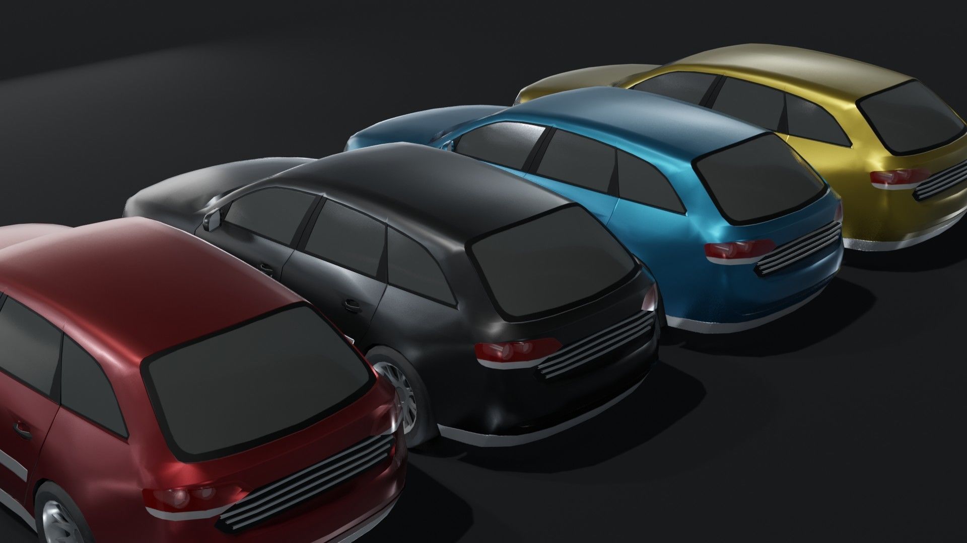 3D model Station Wagon Car Generic VR / AR / low-poly | CGTrader