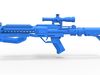 Blaster rifle F-11D with stock from Star Wars The Force Awakens 3D ...