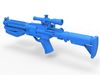 Blaster rifle F-11D with stock from Star Wars The Force Awakens 3D ...