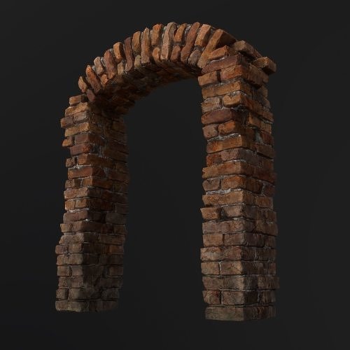 3D model Old Brick Arch VR / AR / low-poly | CGTrader