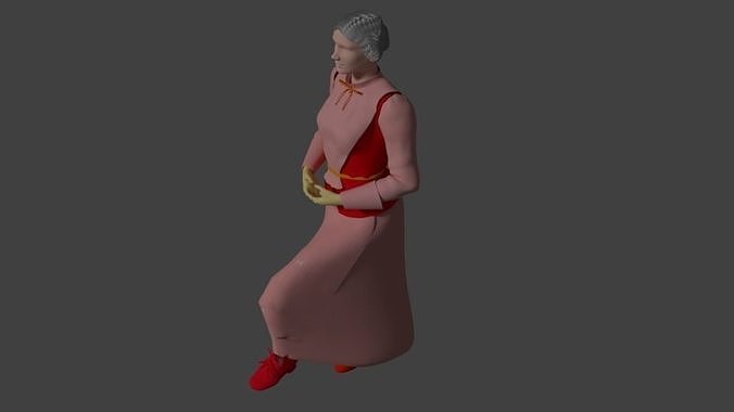 3D model Beautiful Lady 3D Model VR / AR / low-poly | CGTrader