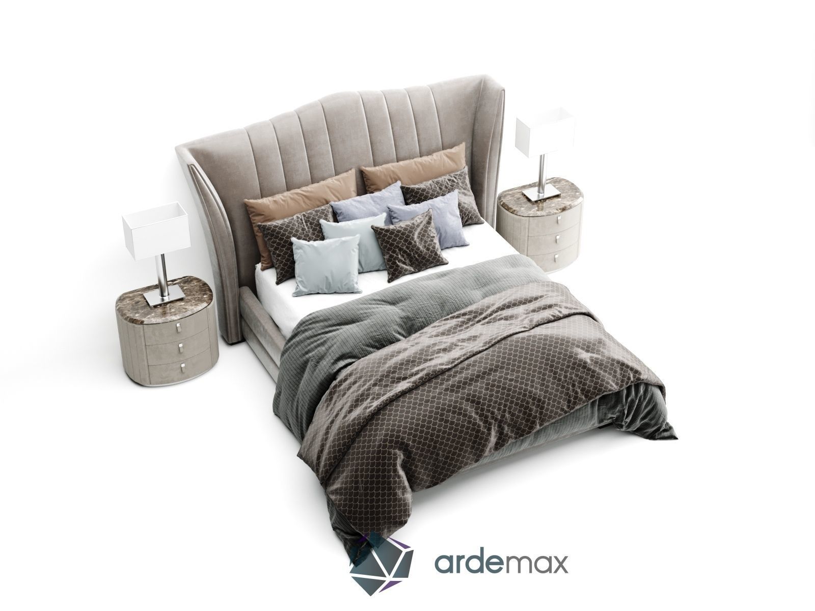 Bed by DV Home Collection 3D model | CGTrader