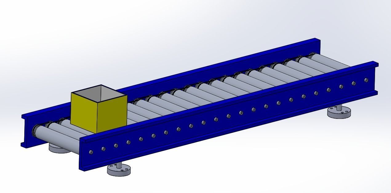 Conveyor Assembly 3D model animated | CGTrader