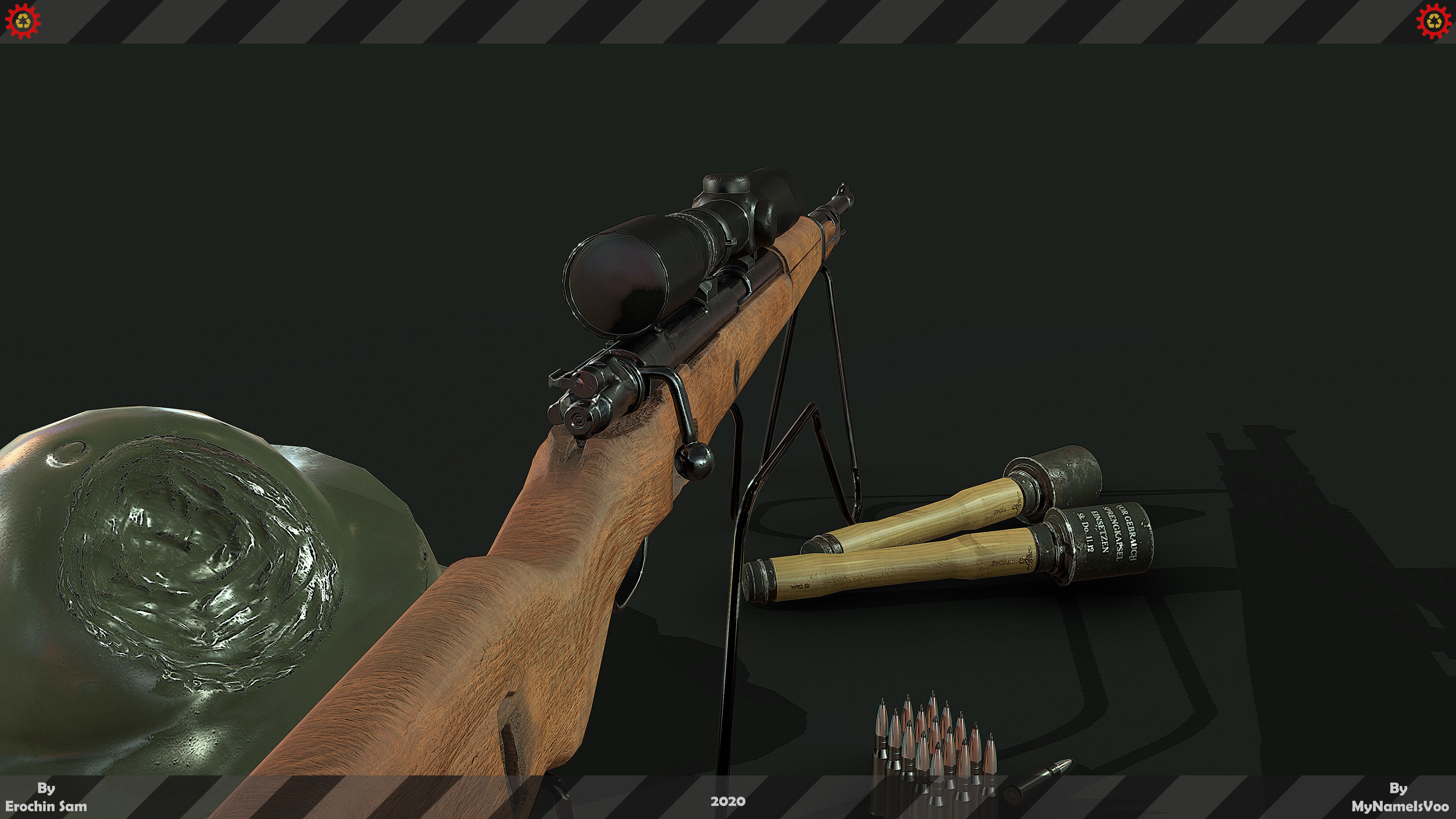 3D model FPS Mauser98k 3D Model VR / AR / low-poly | CGTrader