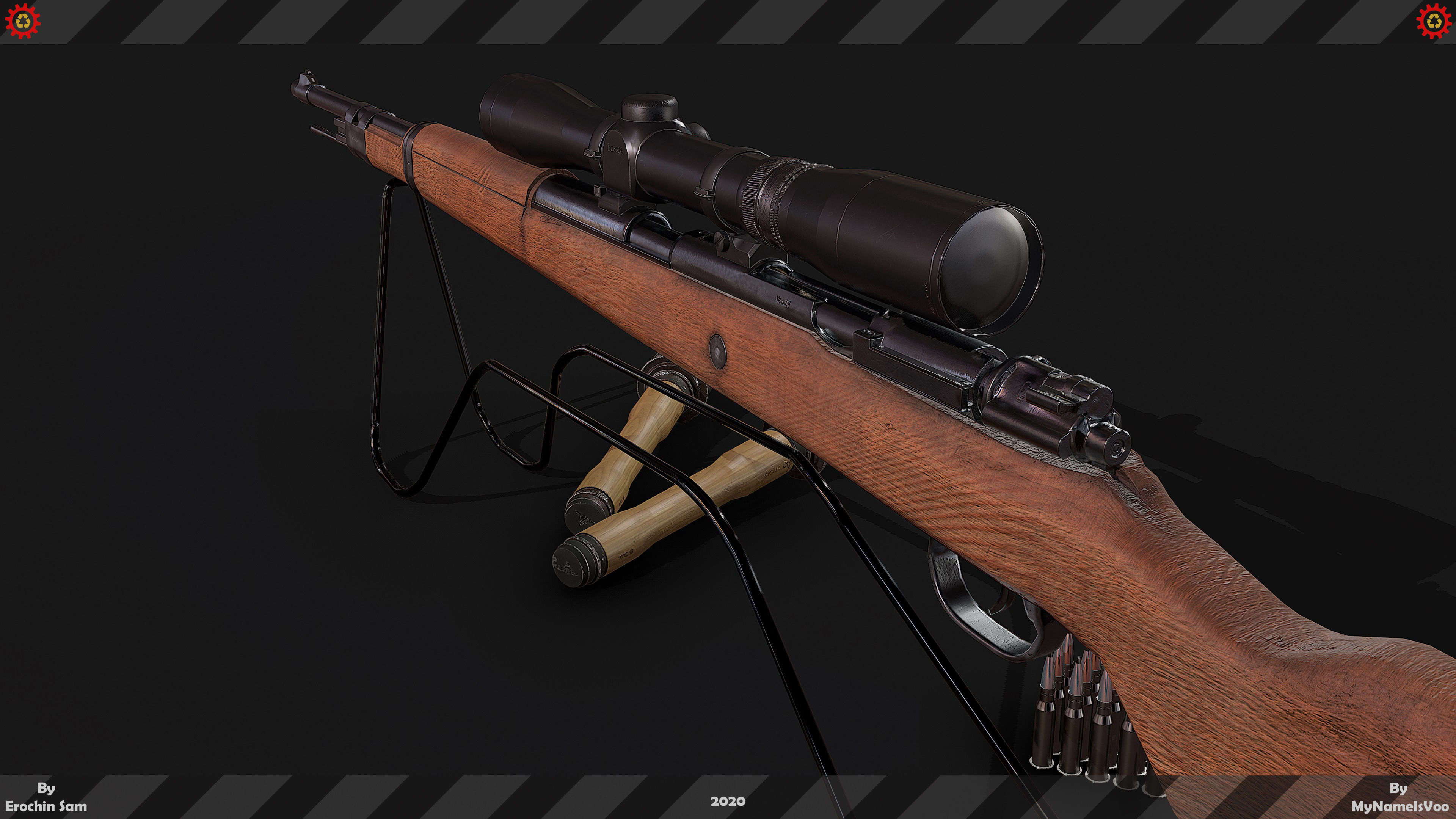 3D model FPS Mauser98k 3D Model VR / AR / low-poly | CGTrader