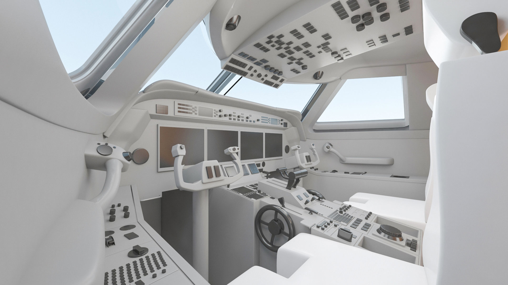 Gulfstream G550 with Interior and Cockpit 3D model | CGTrader