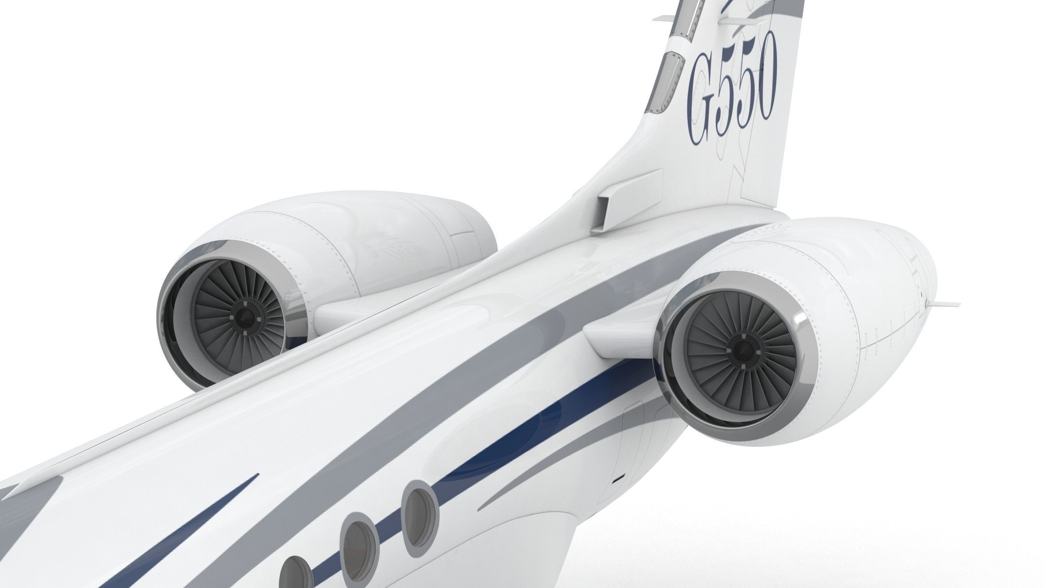Gulfstream G550 with Interior and Cockpit 3D model | CGTrader