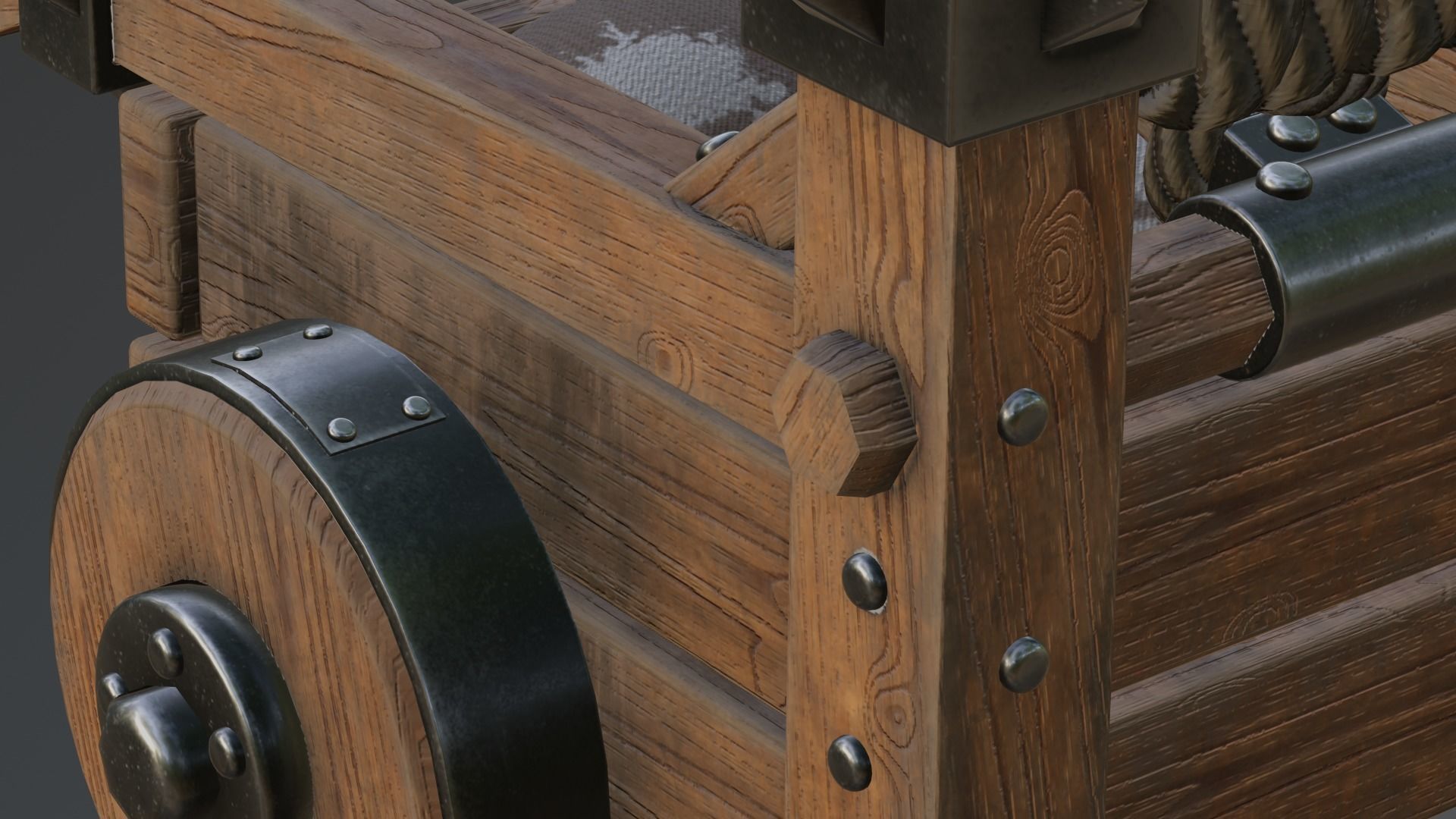 Mini catapult free 3D model | CGTrader