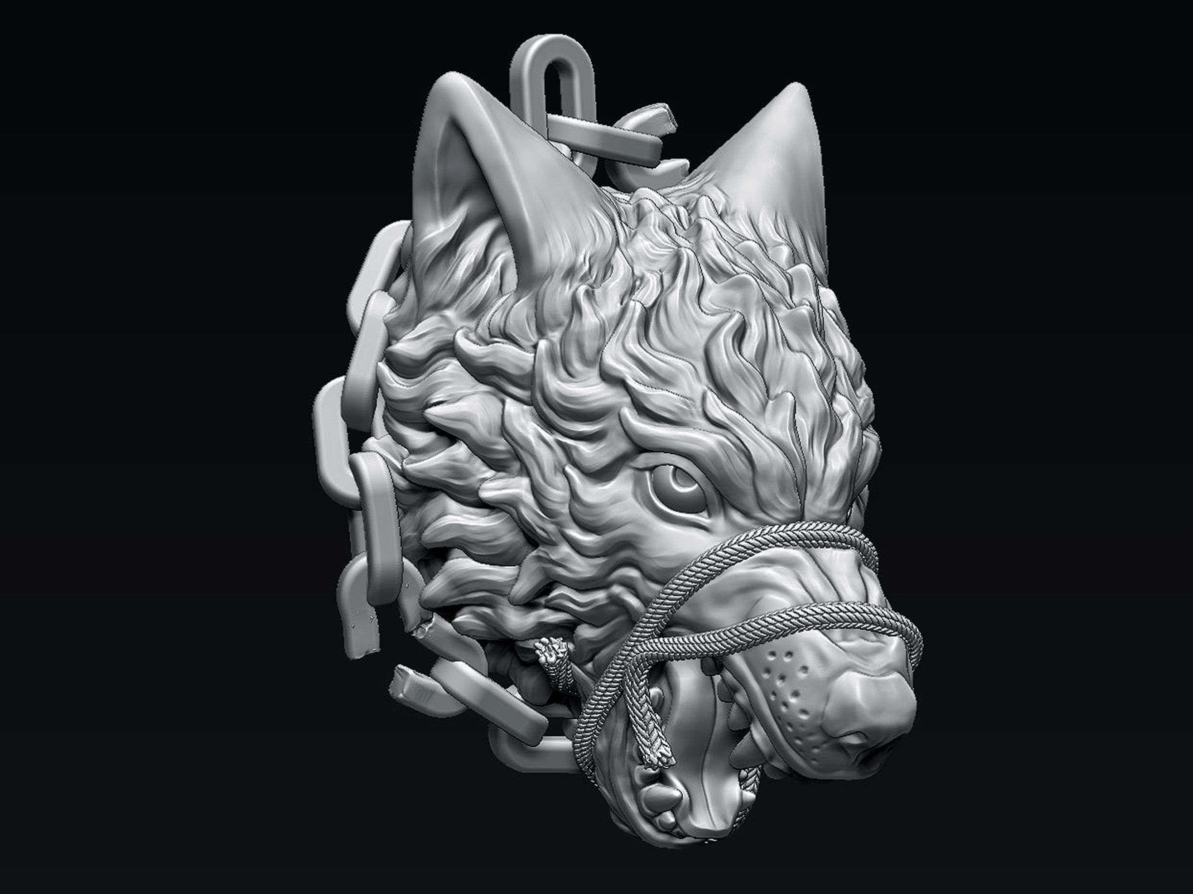 Freedom Wolf 3D model 3D printable | CGTrader