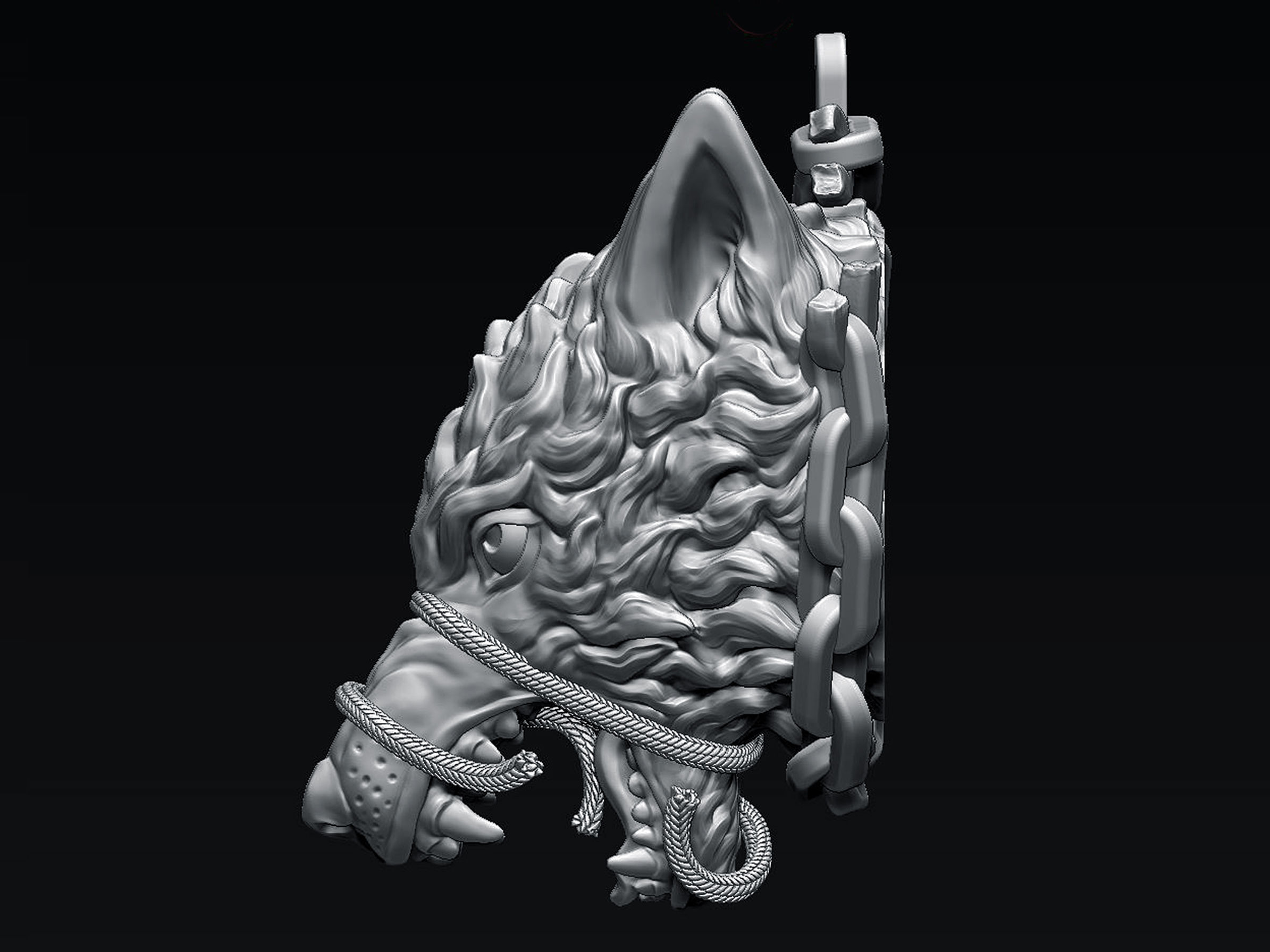 Freedom Wolf 3D model 3D printable | CGTrader