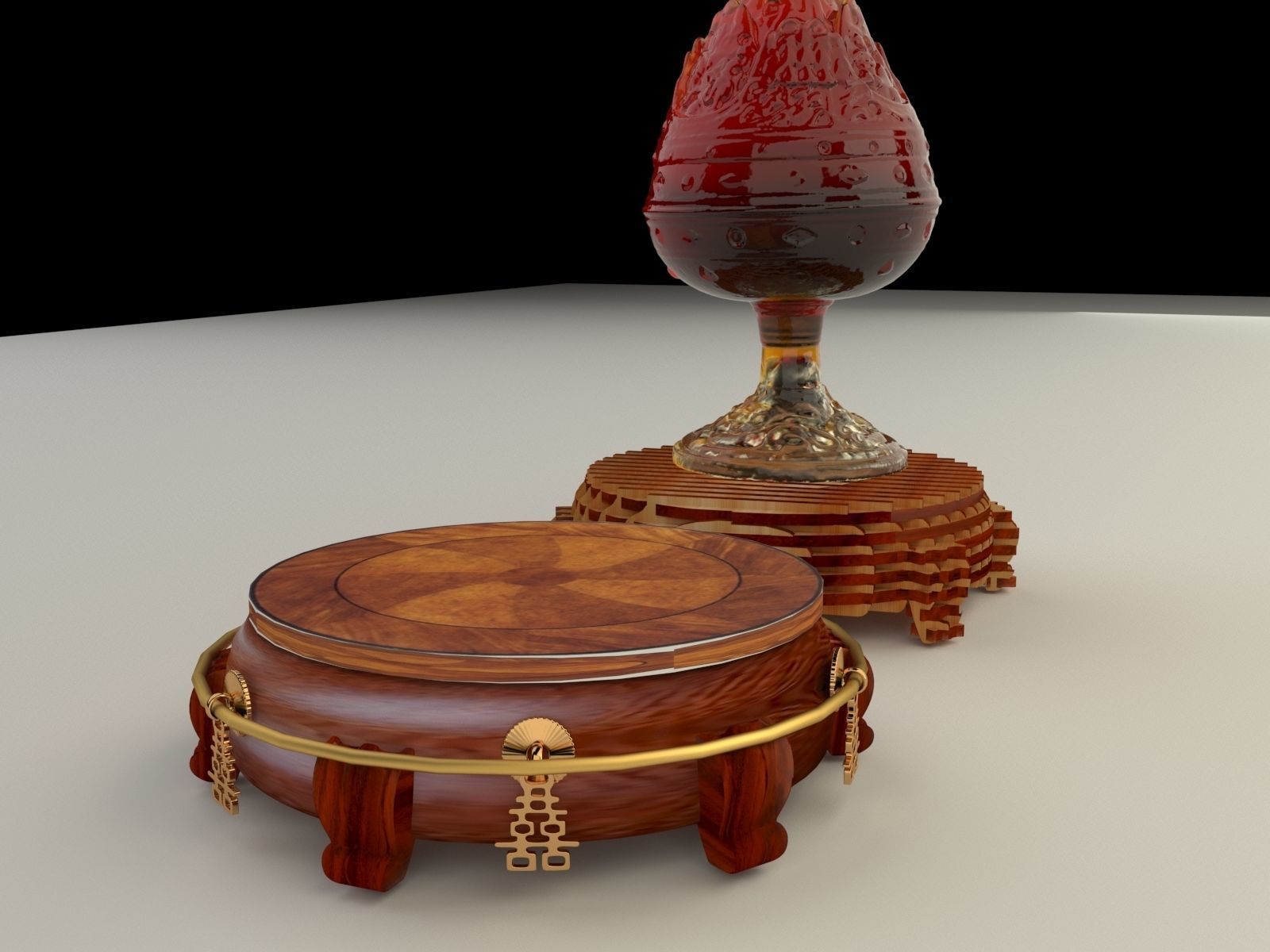 Chinese display stand 3D model | CGTrader