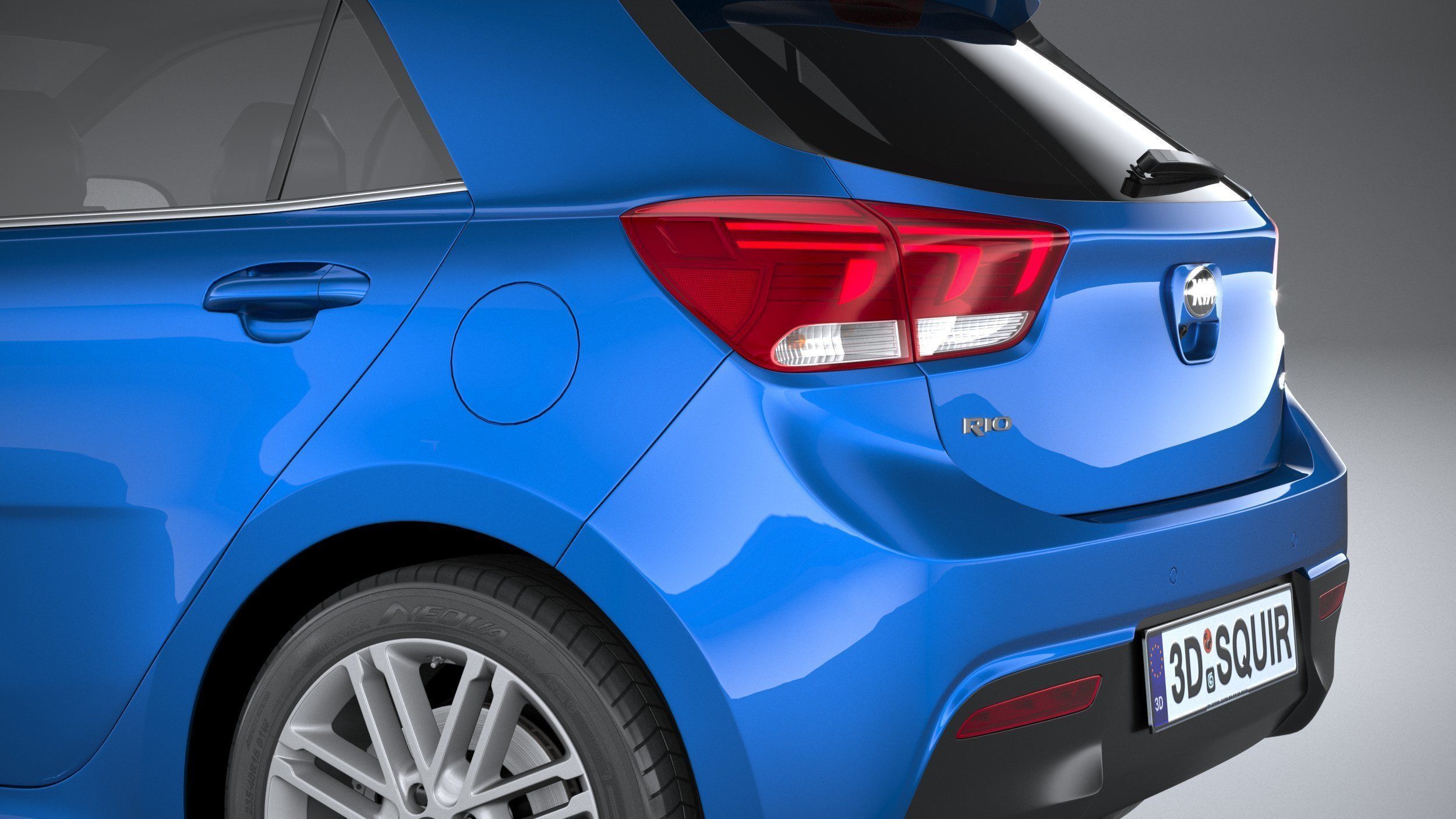 Kia Rio 2021 3D model | CGTrader