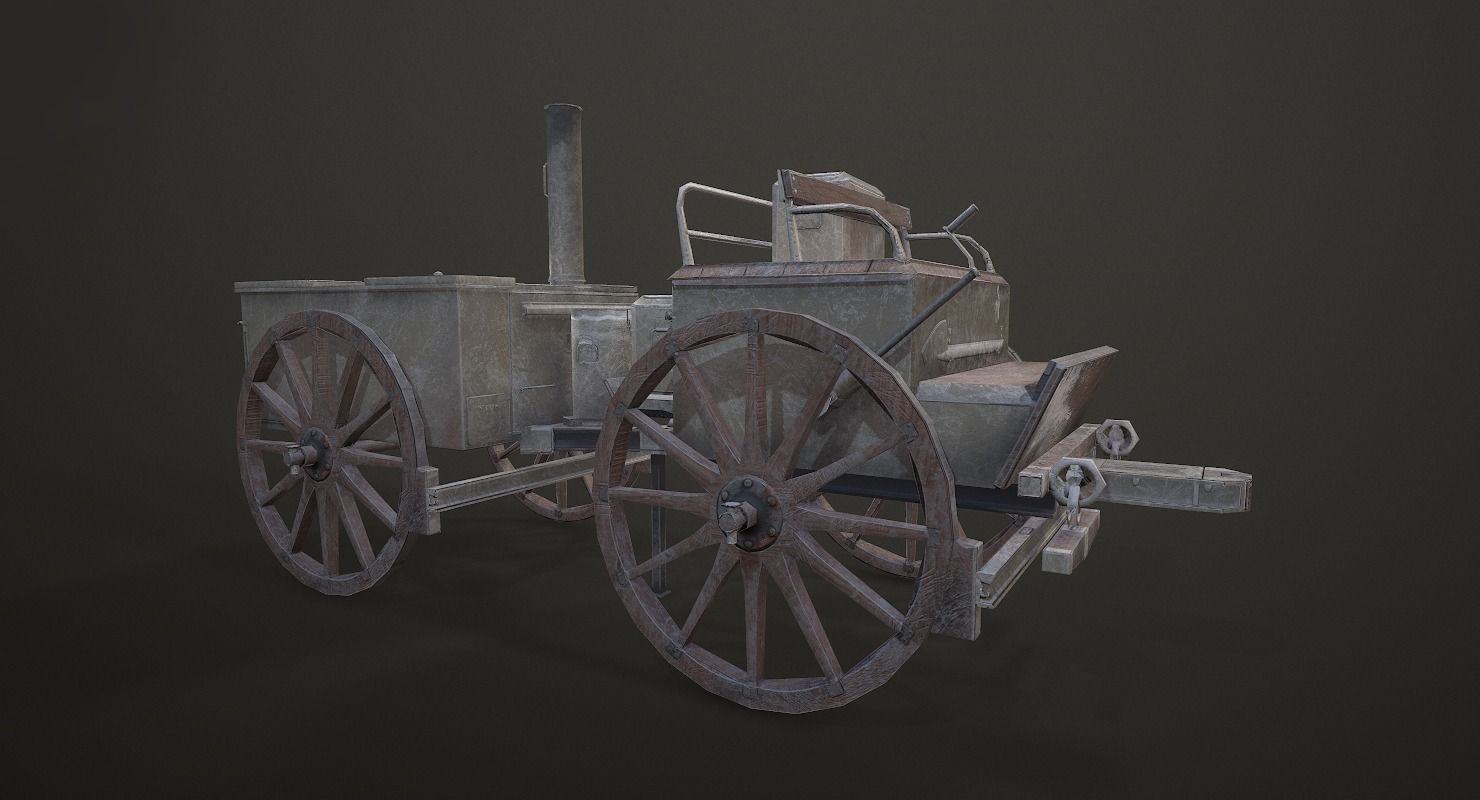 3D model Field Kitchen WWII VR / AR / low-poly | CGTrader