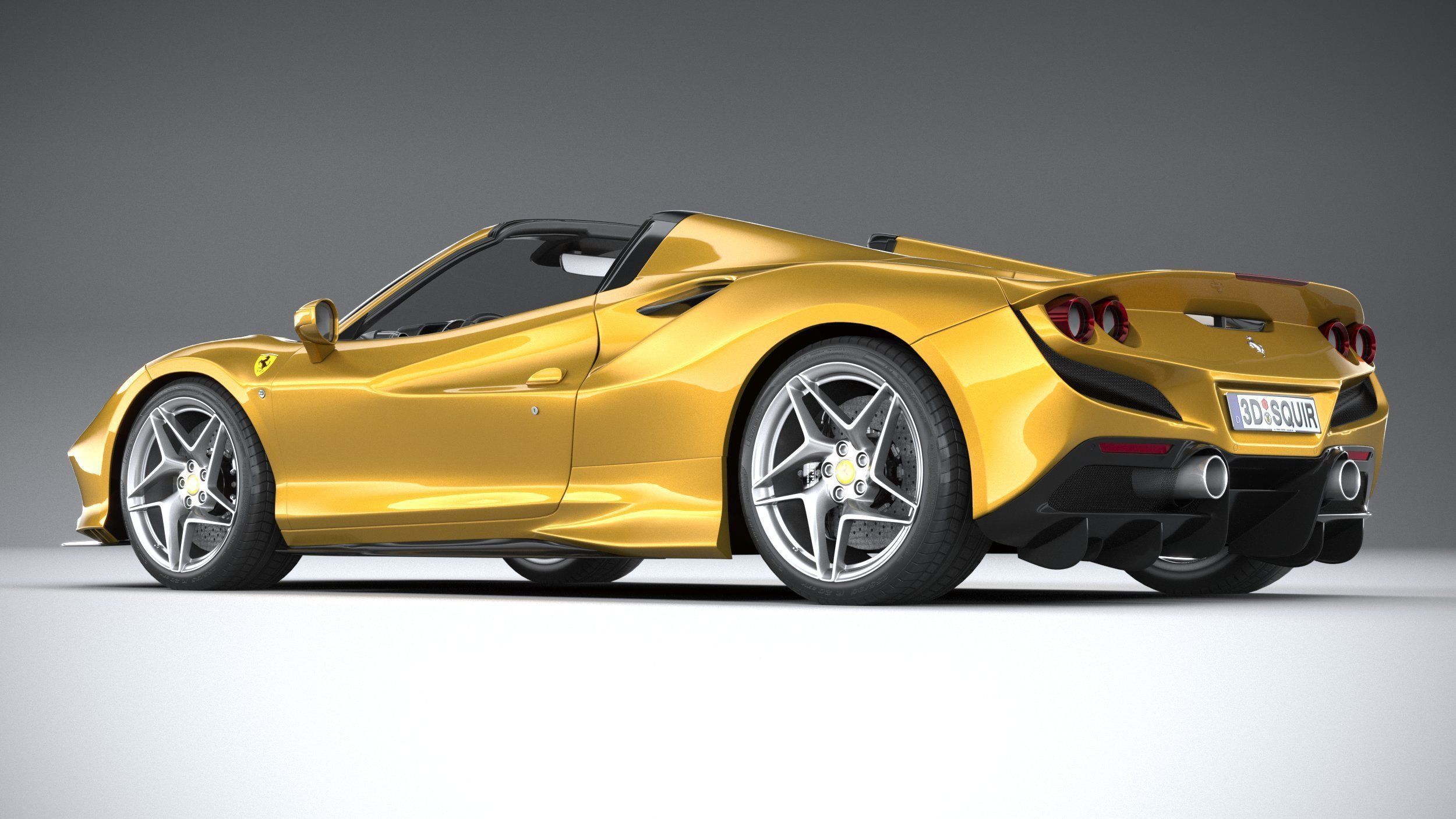 Ferrari F8 Spider 2020 3D model | CGTrader